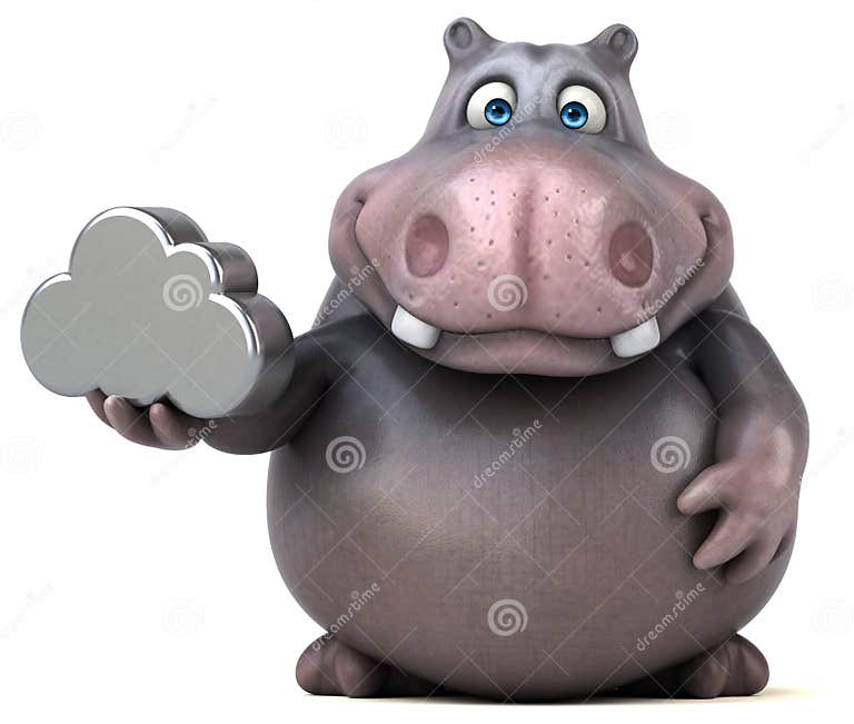 Hippo stock illustration. Illustration of obese, belly - 70542159