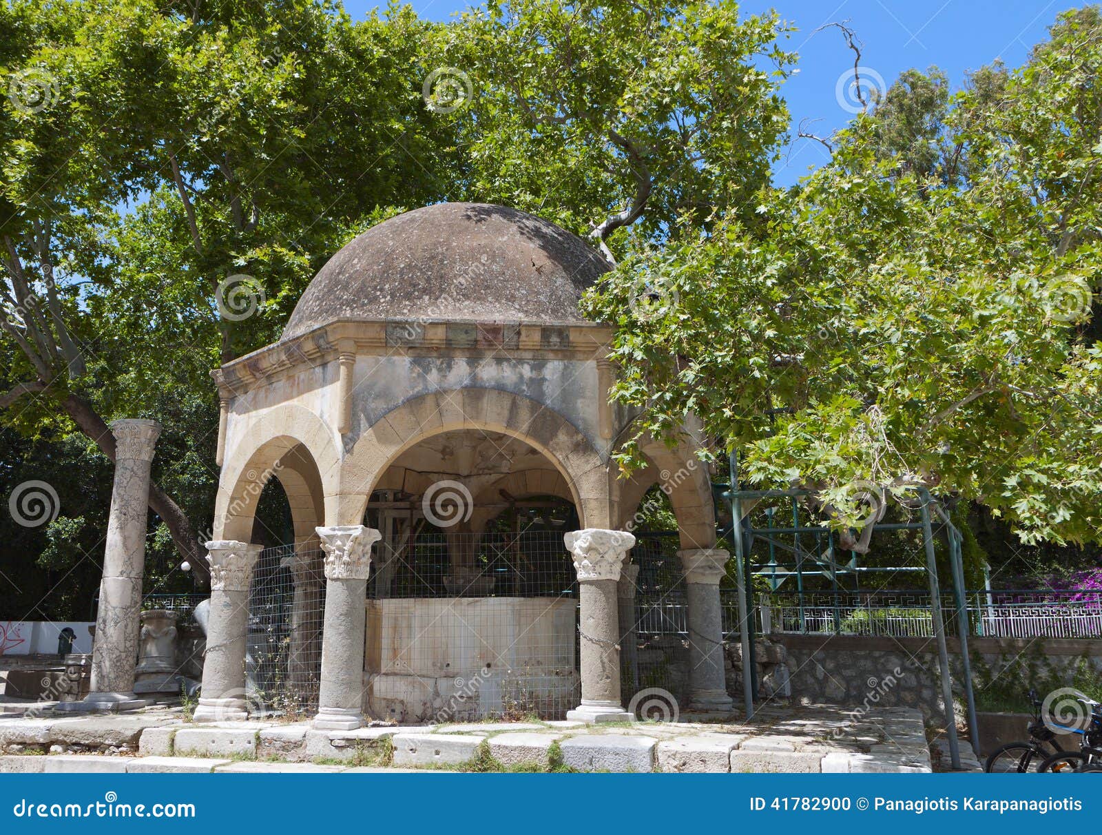 Hippocrates Tree at Kos Island in Greece Stock Photo - Image of ...