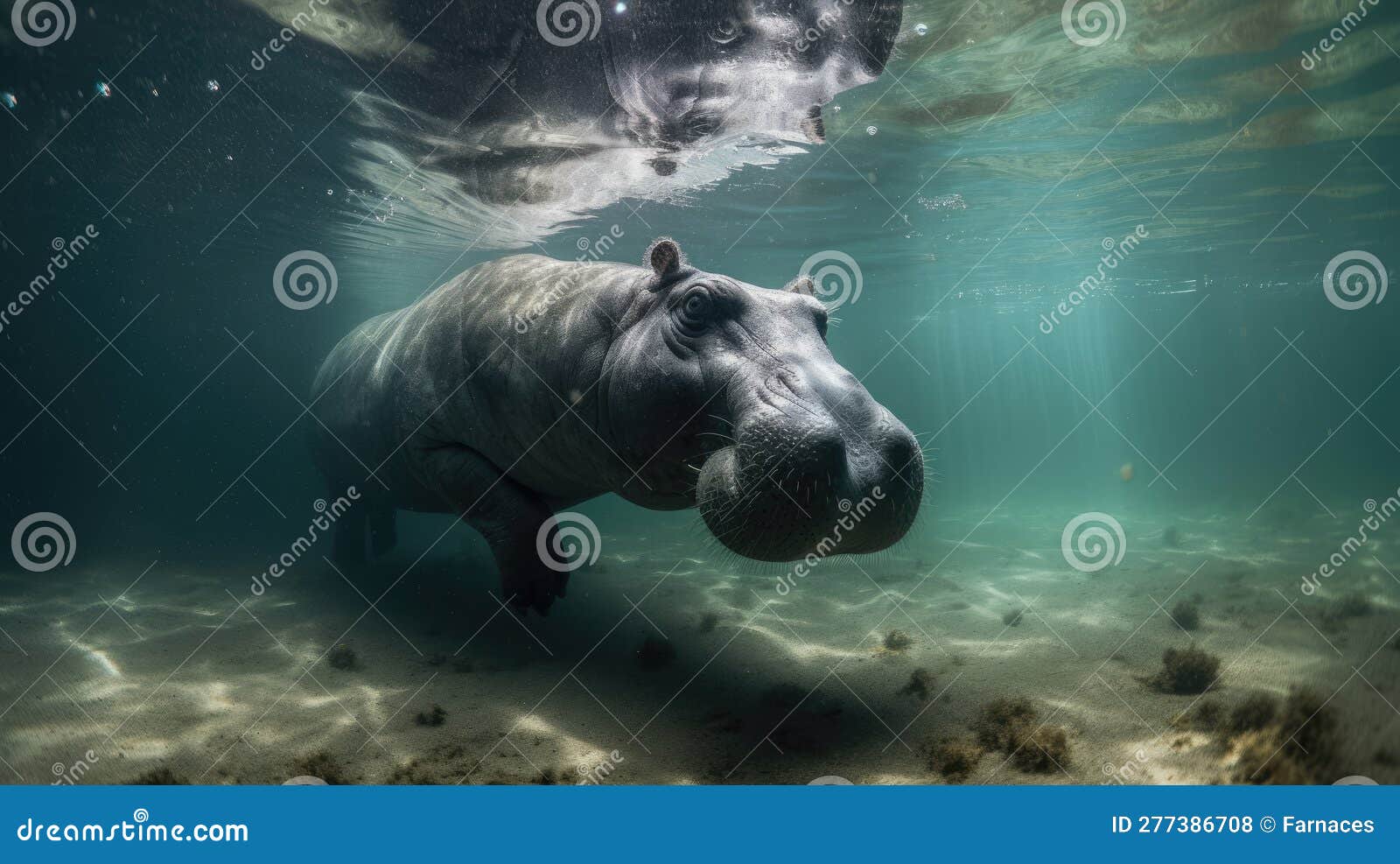 Animal under water stock illustration. Illustration of animal - 277386708