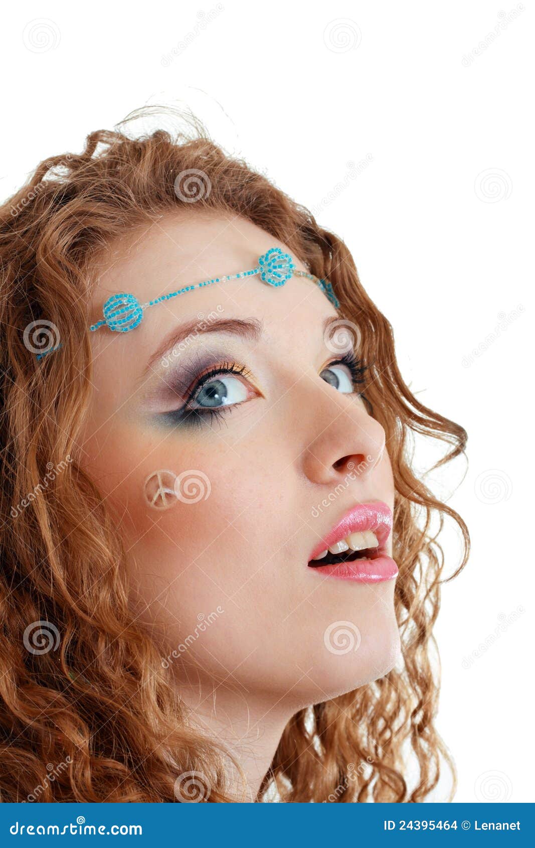 Hippy art make up stock photo. Image of lucid, child - 24395464