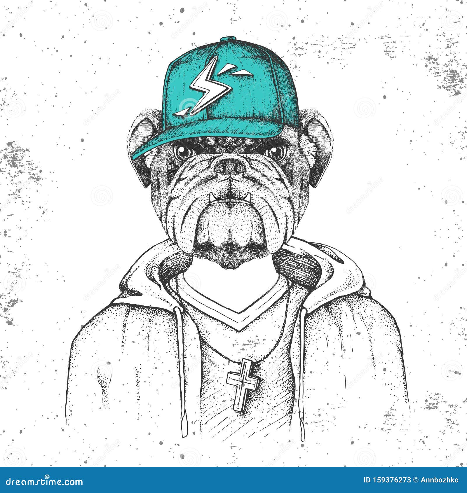 Rapper Man Dressed In Rappers Style Clothing, Colorful Character Vector ...