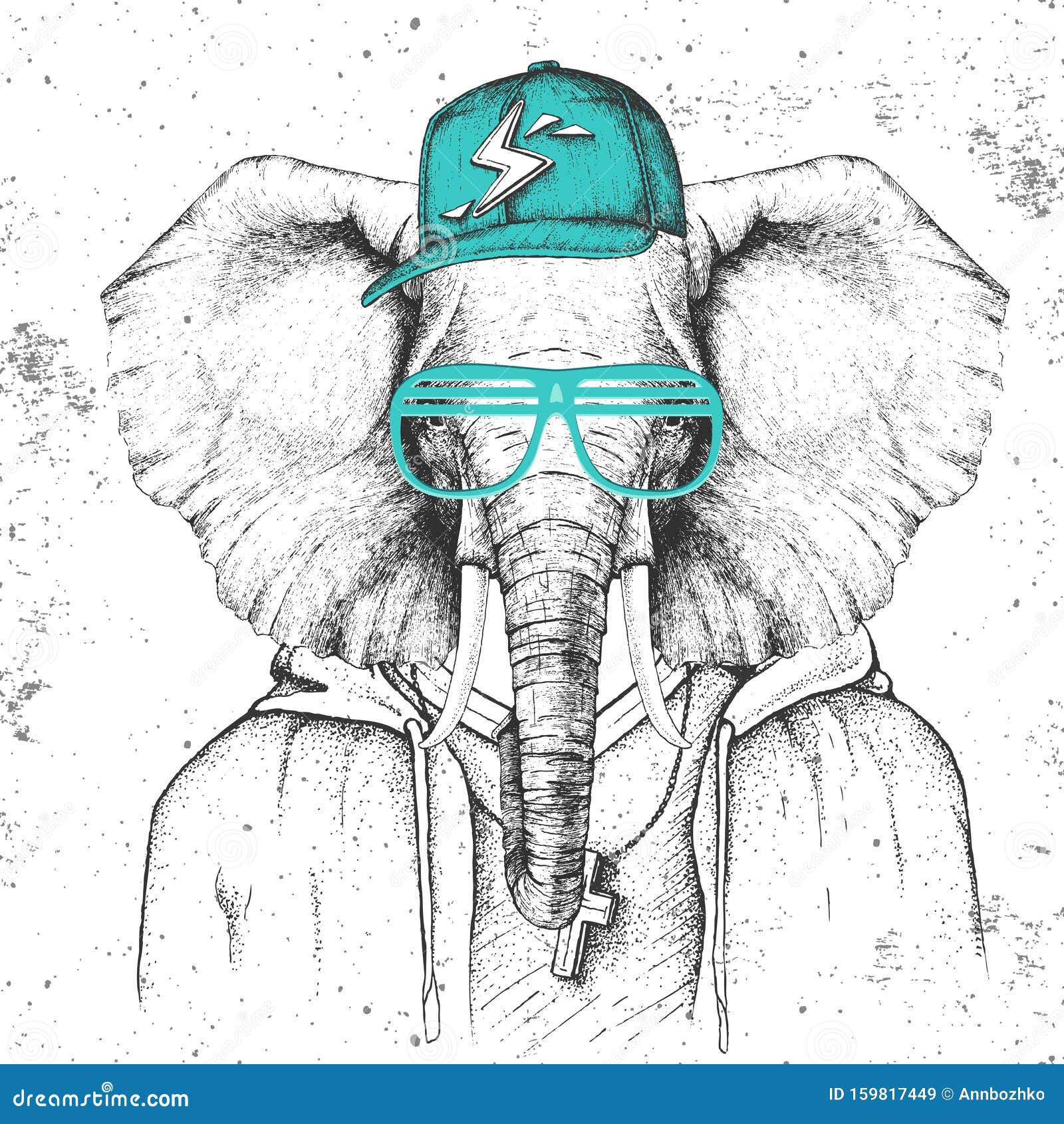 Rapper Man Dressed In Rappers Style Clothing, Colorful Character Vector ...