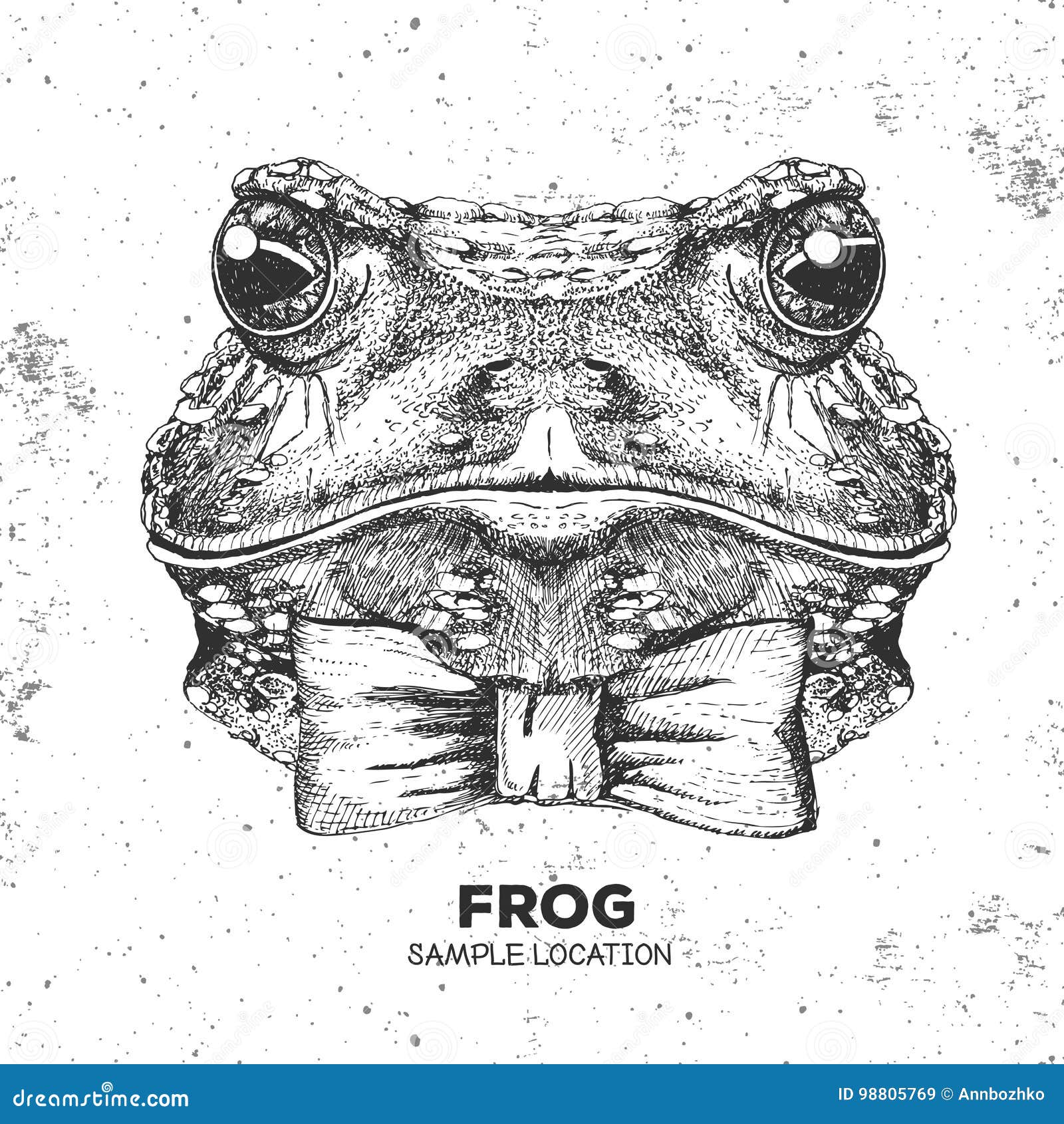 Frog Hand Foot Vector Silhouette. Animal Footprint. Frog Print ...