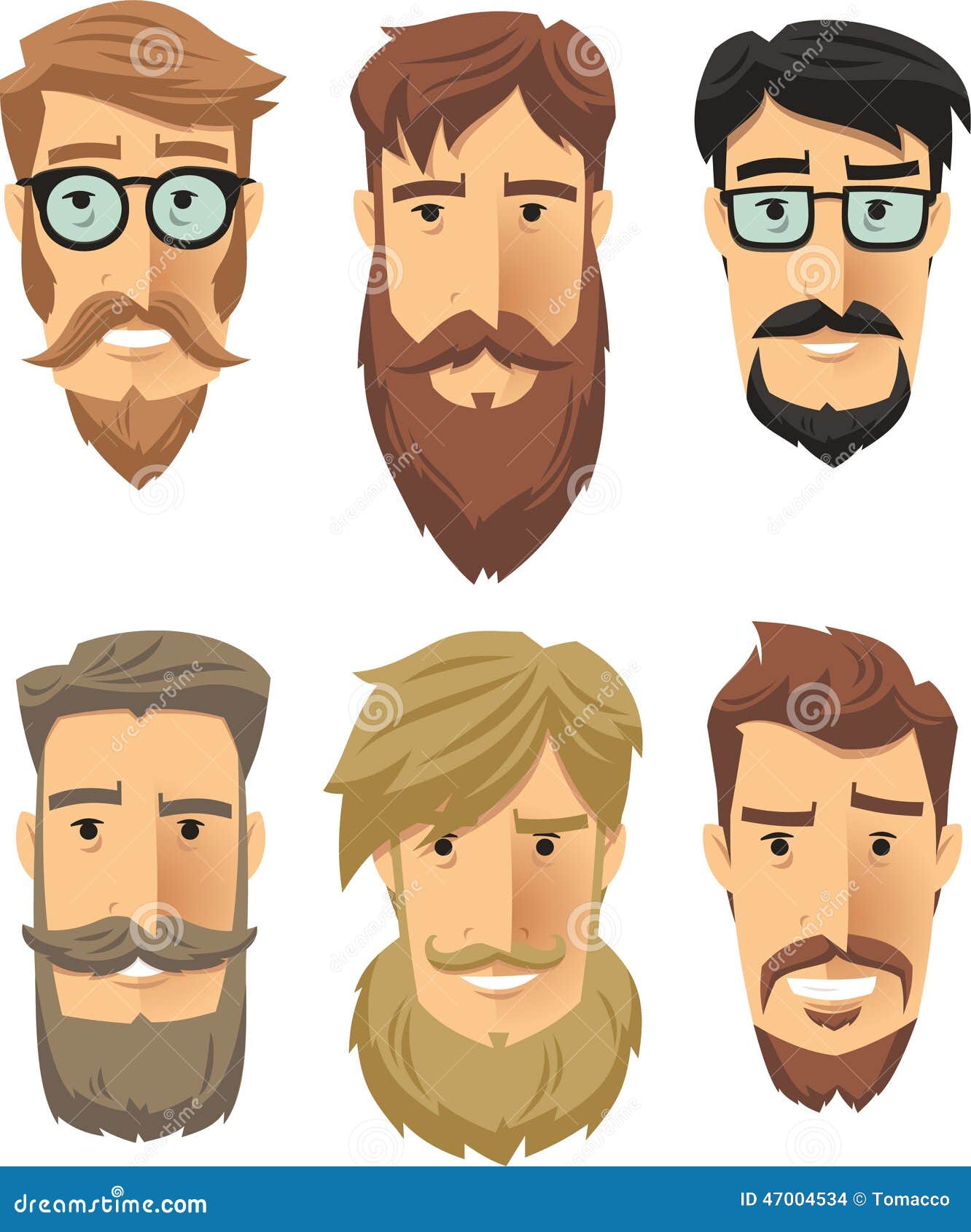Beard Elegance Redefined: Logo Vectors Royalty-Free Stock Image ...