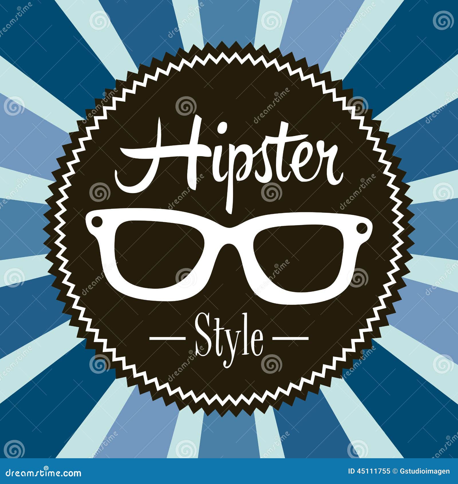Hipster design stock vector. Illustration of symbol, vintage - 45111755