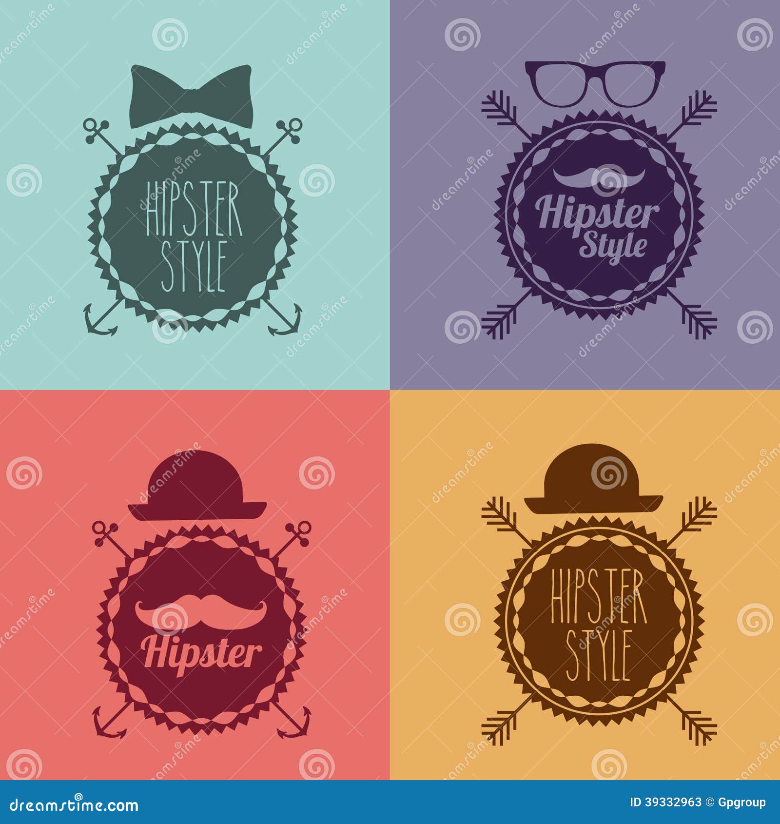 Hipster design stock vector. Illustration of seals, element - 39332963 Hipster design stock vector. Illustration of seals, element - 39332963