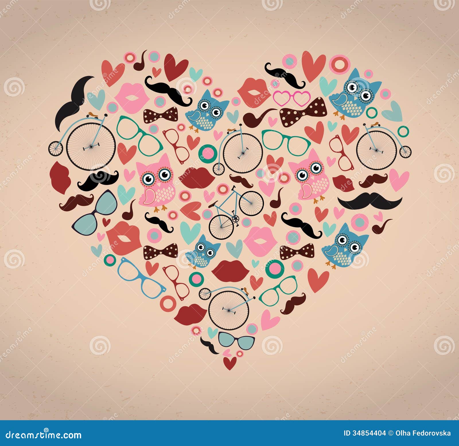 Hipster Doodles Vector Illustration | CartoonDealer.com #33024500