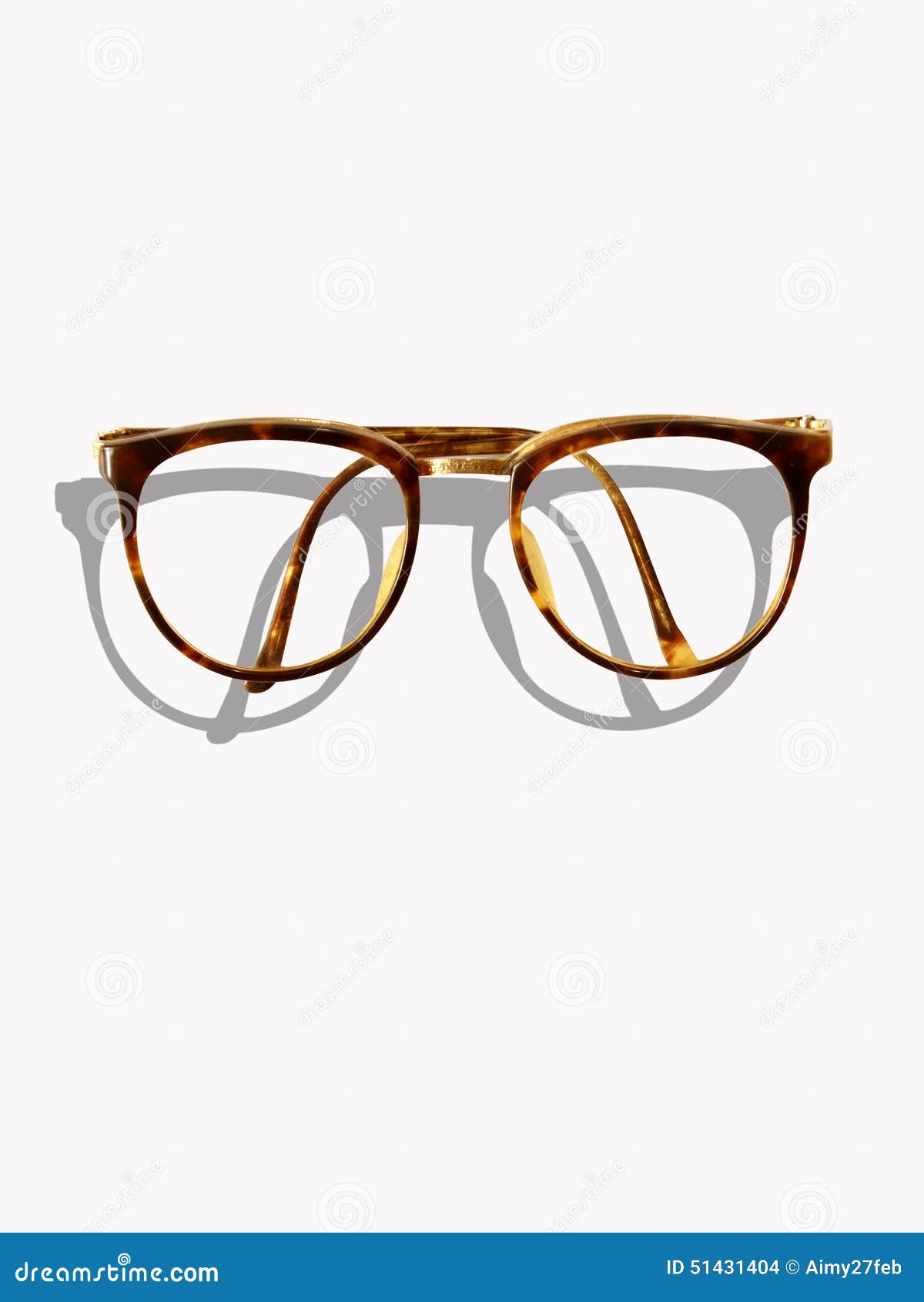 Hipster Eyeglasses and Shadow (retro Tone) Stock Photo - Image of care ...