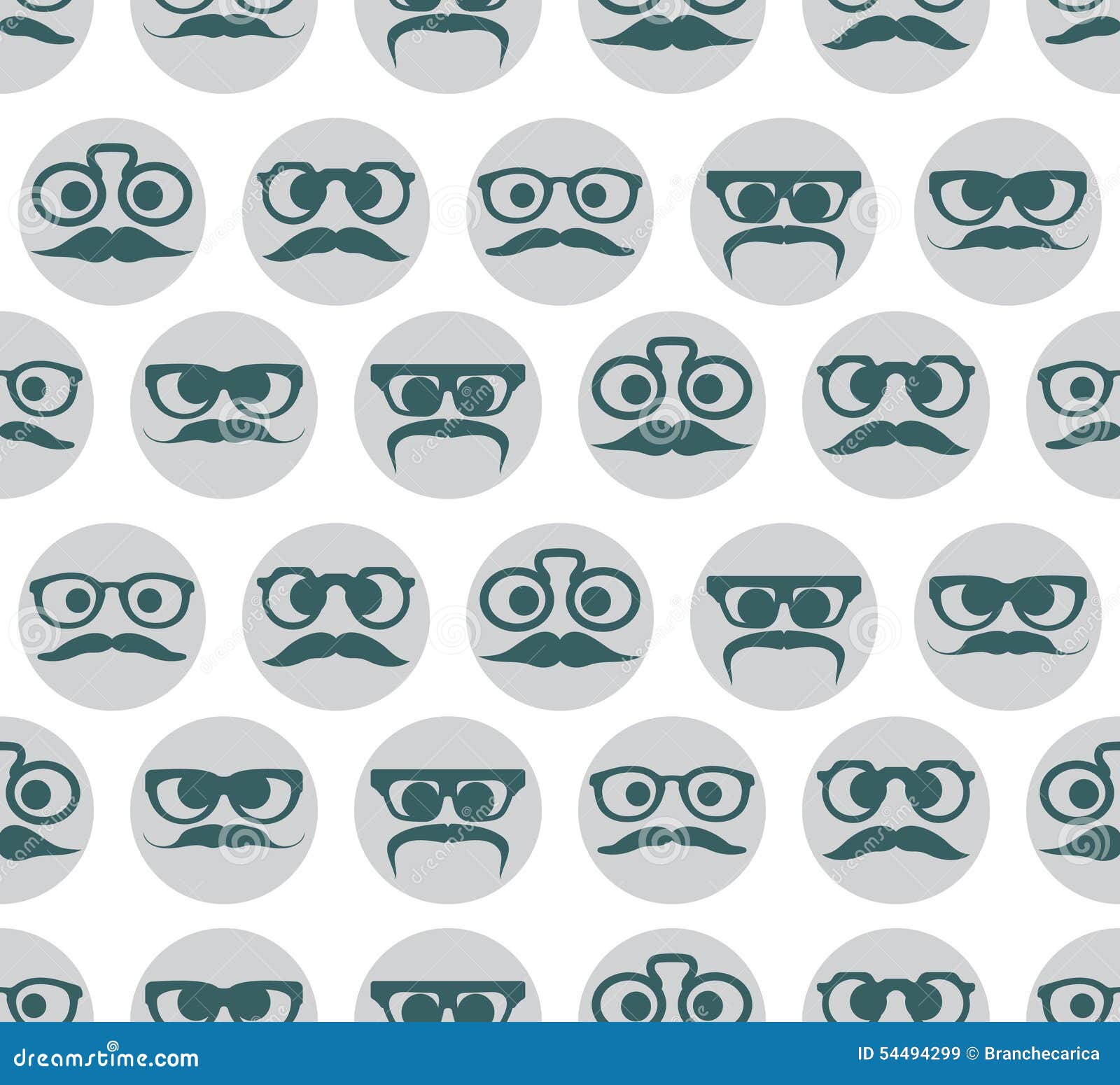 Hipster Faces Expressions Seamless Pattern Stock Illustration - Illustration of abstract ...