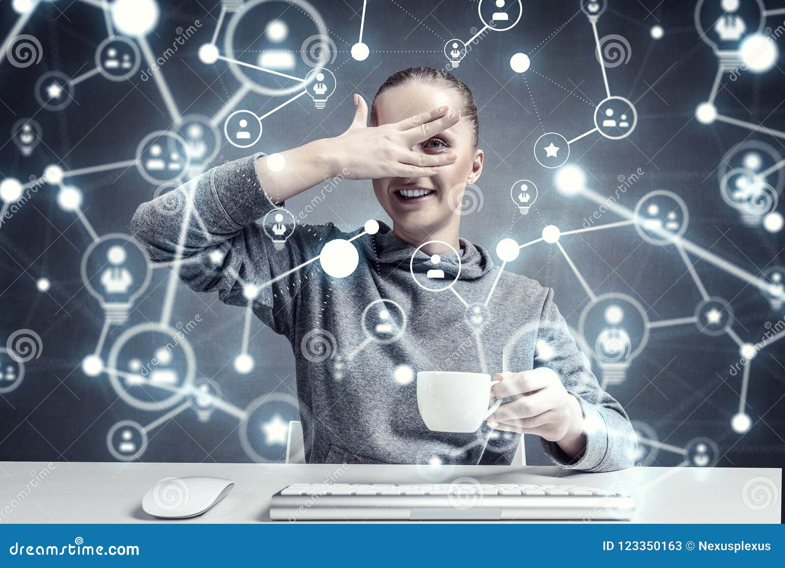 Web Developer or Freelancer Stock Image - Image of computer ...