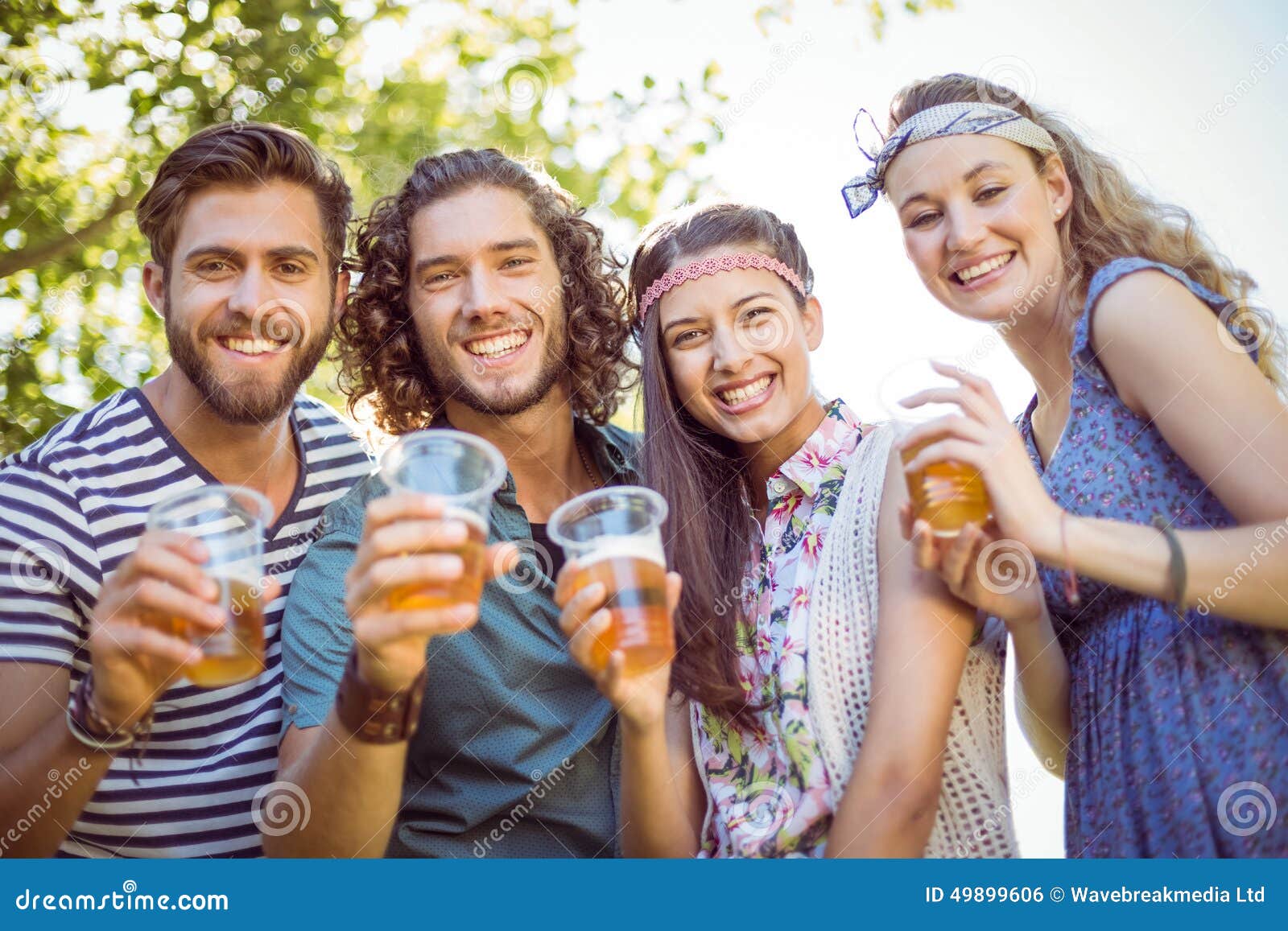 Hipster Friends Having a Beer Together Stock Photo - Image of beer ...