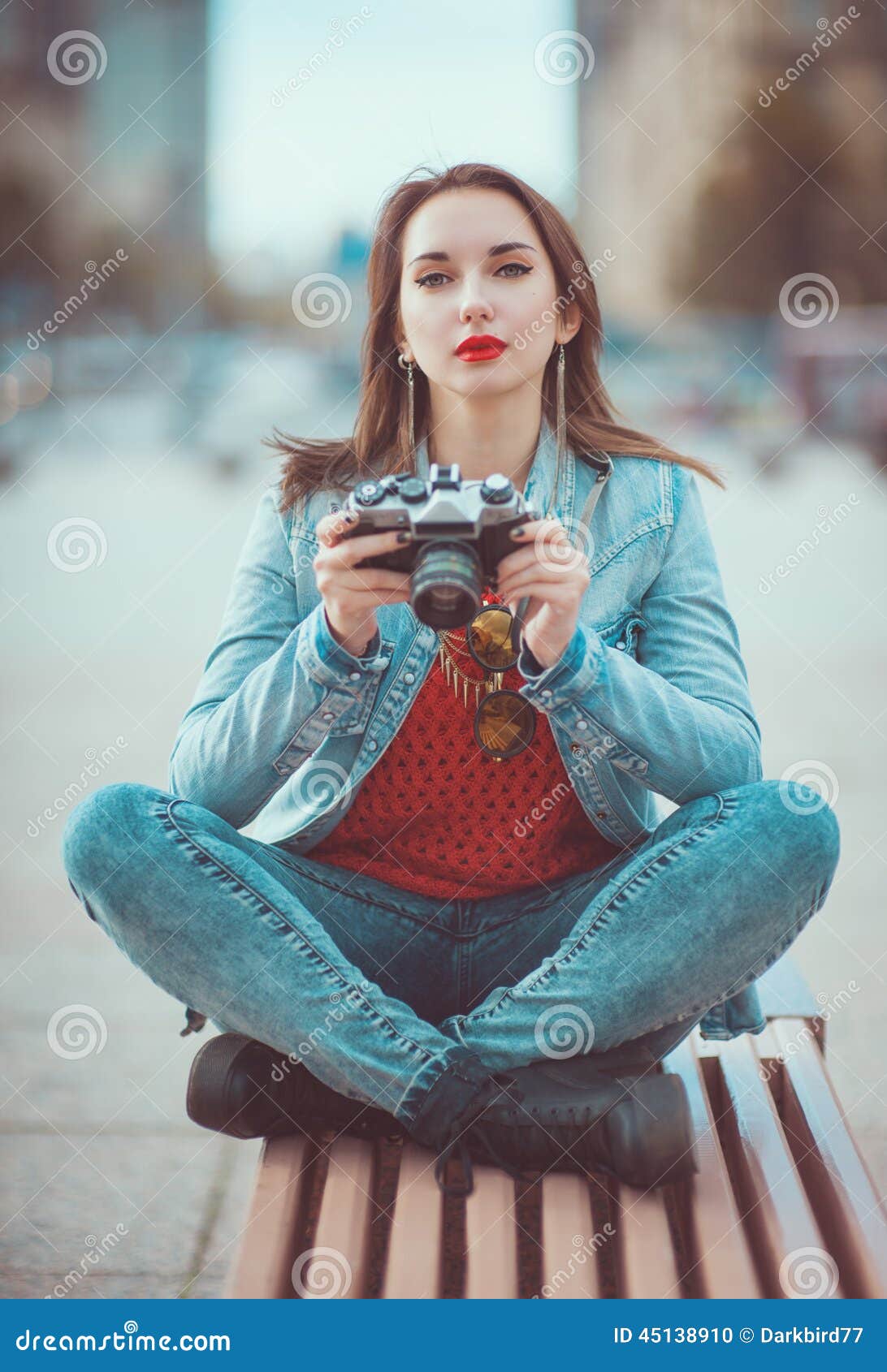 Hipster Girl with Retro Camera Stock Photo - Image of pants, fashion ... Hipster Girl with Retro Camera Stock Photo - Image of pants, fashion ...