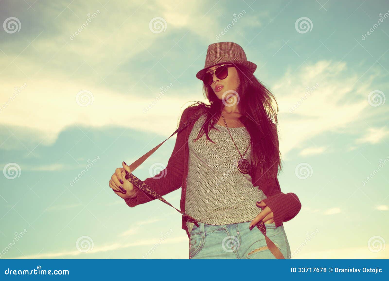 Hipster girl stock photo. Image of sweater, sunglasses - 33717678 Hipster girl stock photo. Image of sweater, sunglasses - 33717678