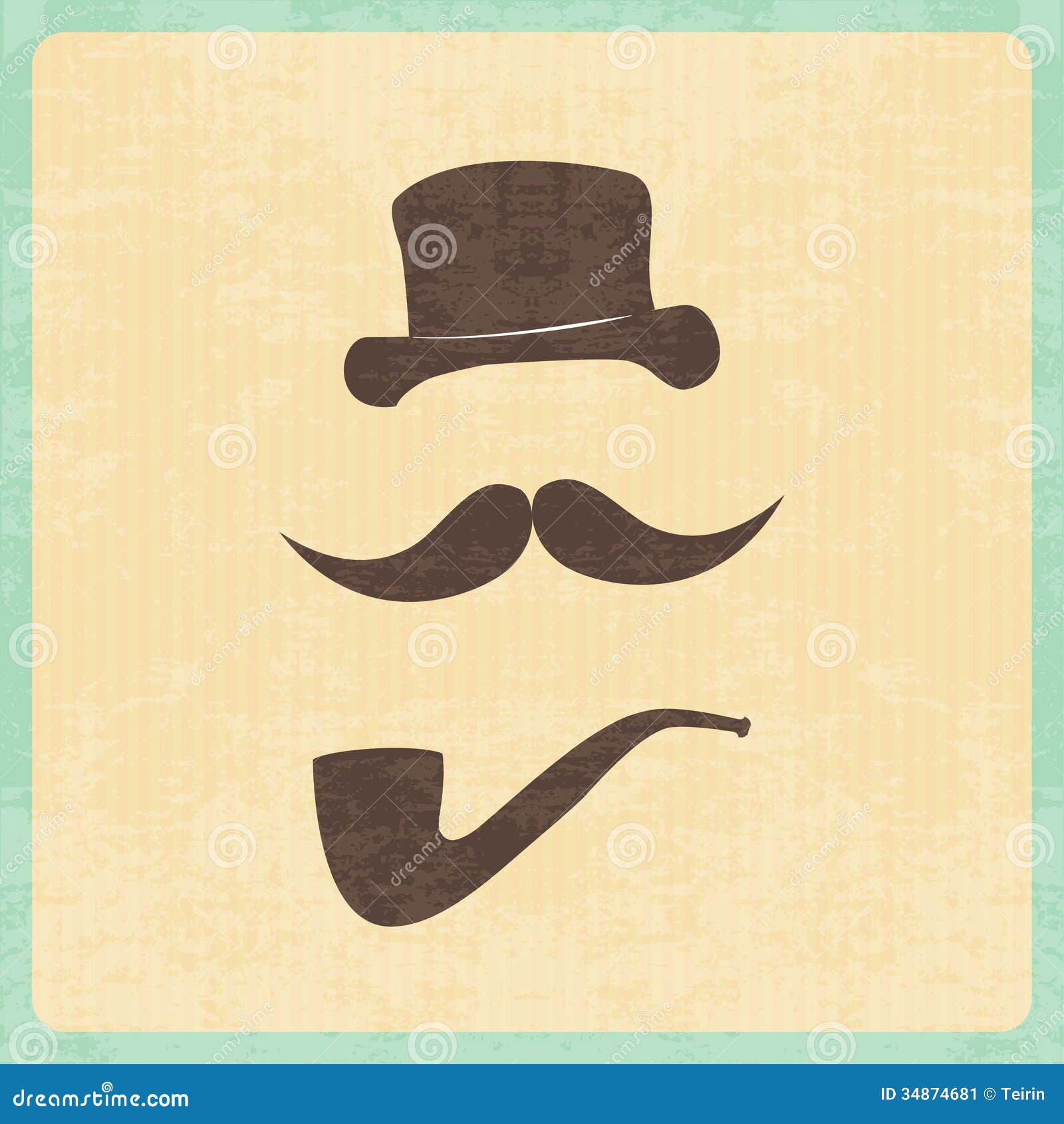 Hipster Illustration with Elements Stock Vector - Illustration of ...