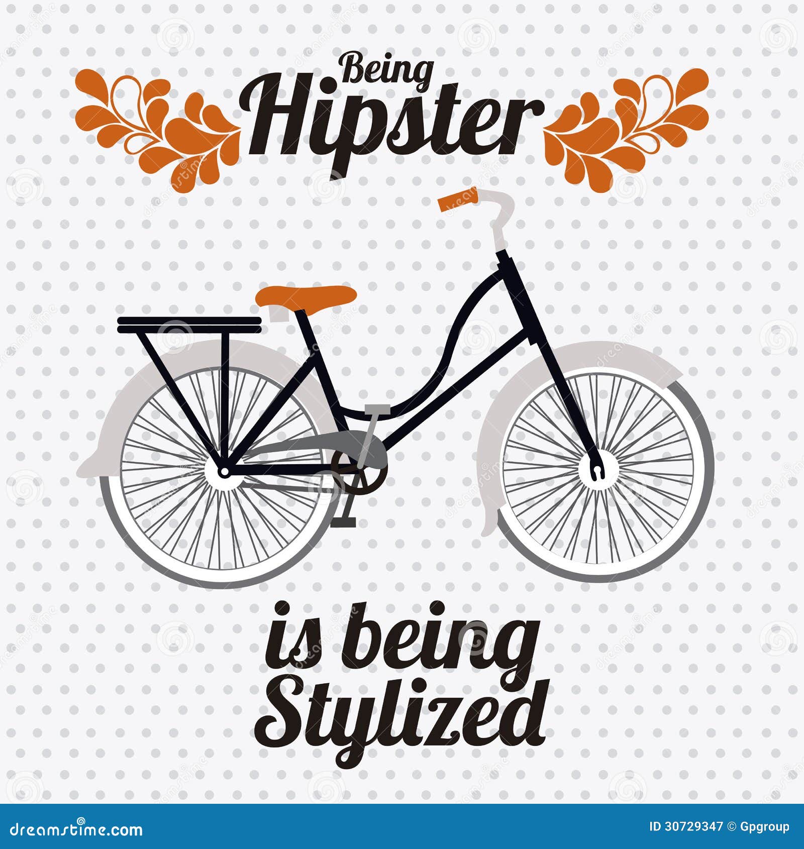 Hipster illustration stock vector. Illustration of style - 30729347