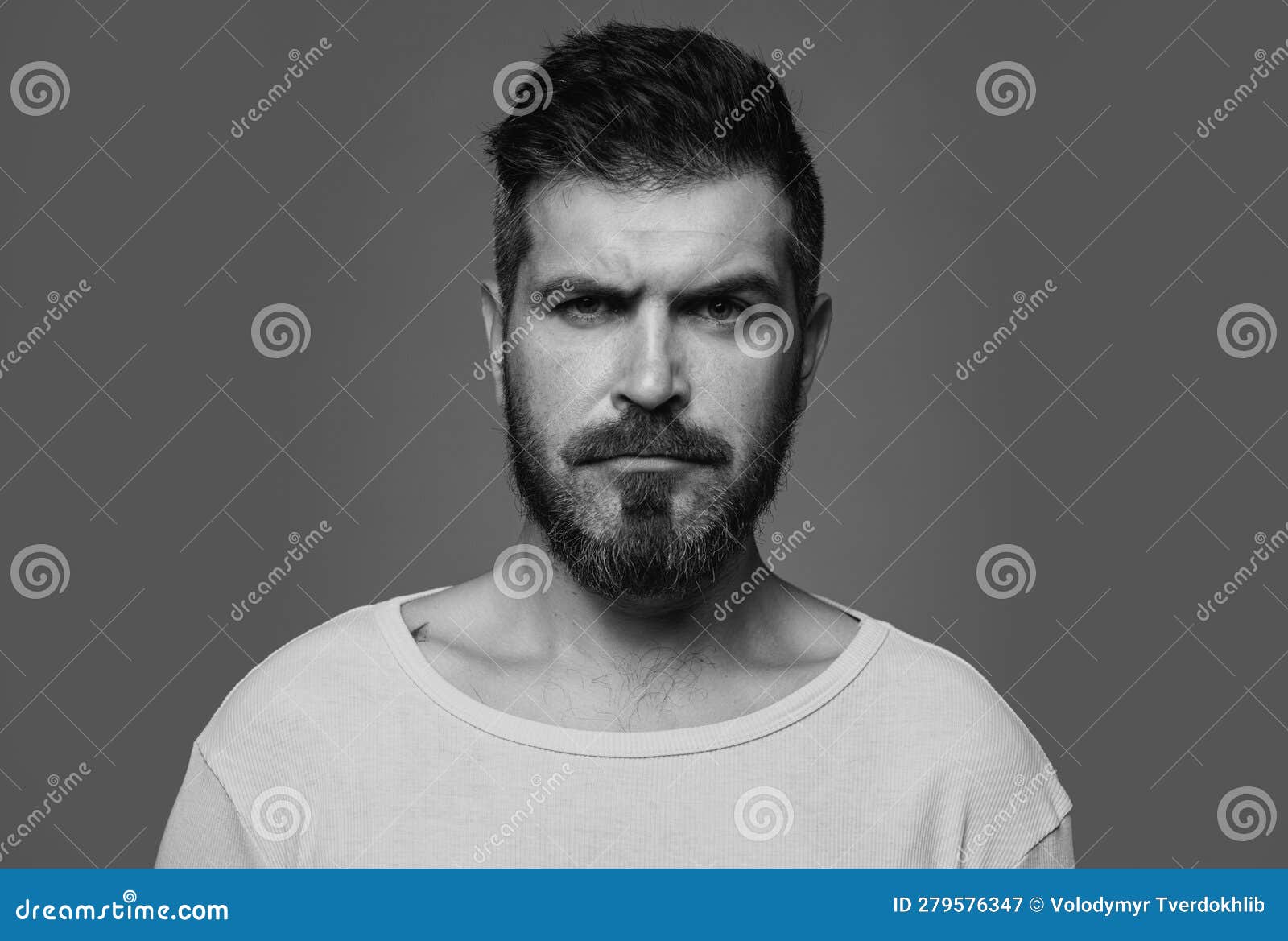 Hipster Man Models in Studio. Businessman Thinking with Expression ...