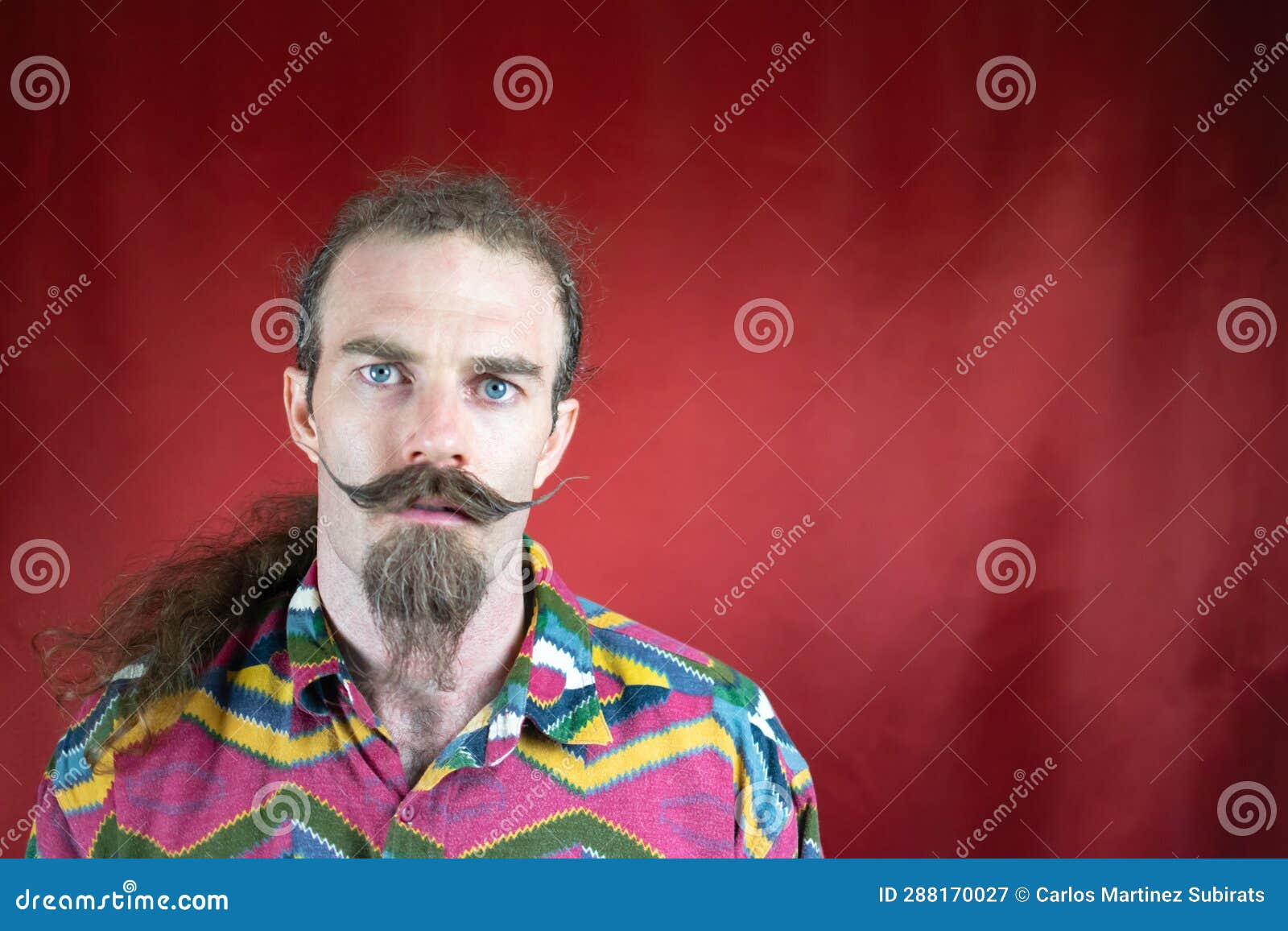Hipster Man with Mustache, and Expression of Not Understanding and ...