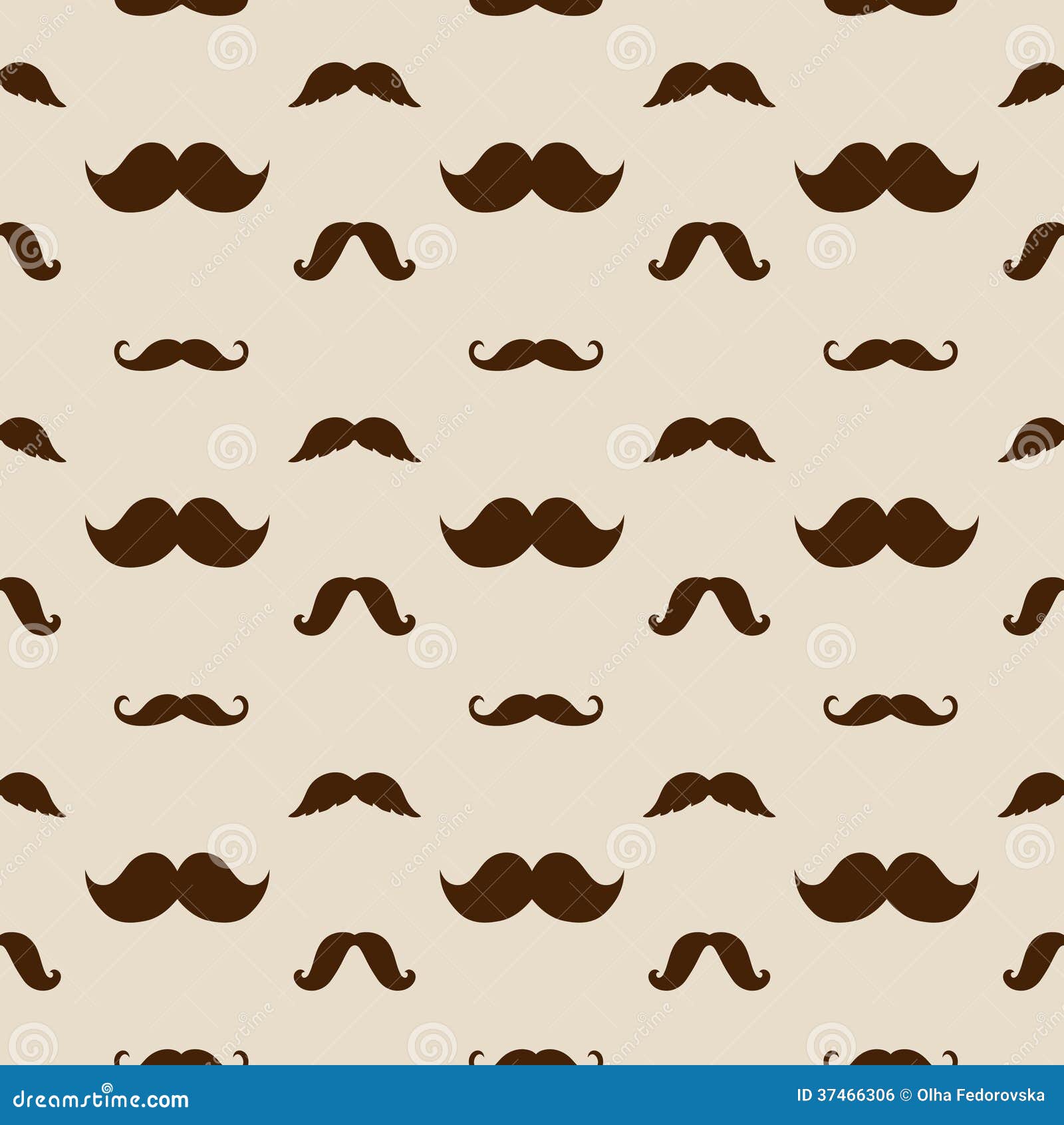 Cute Mustaches Background