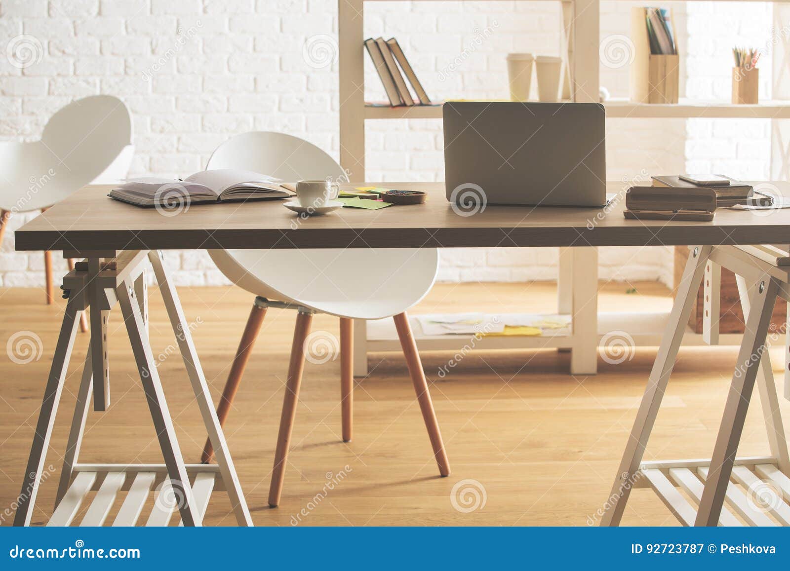 Hipster office stock image. Image of indoors, hipster - 92723787