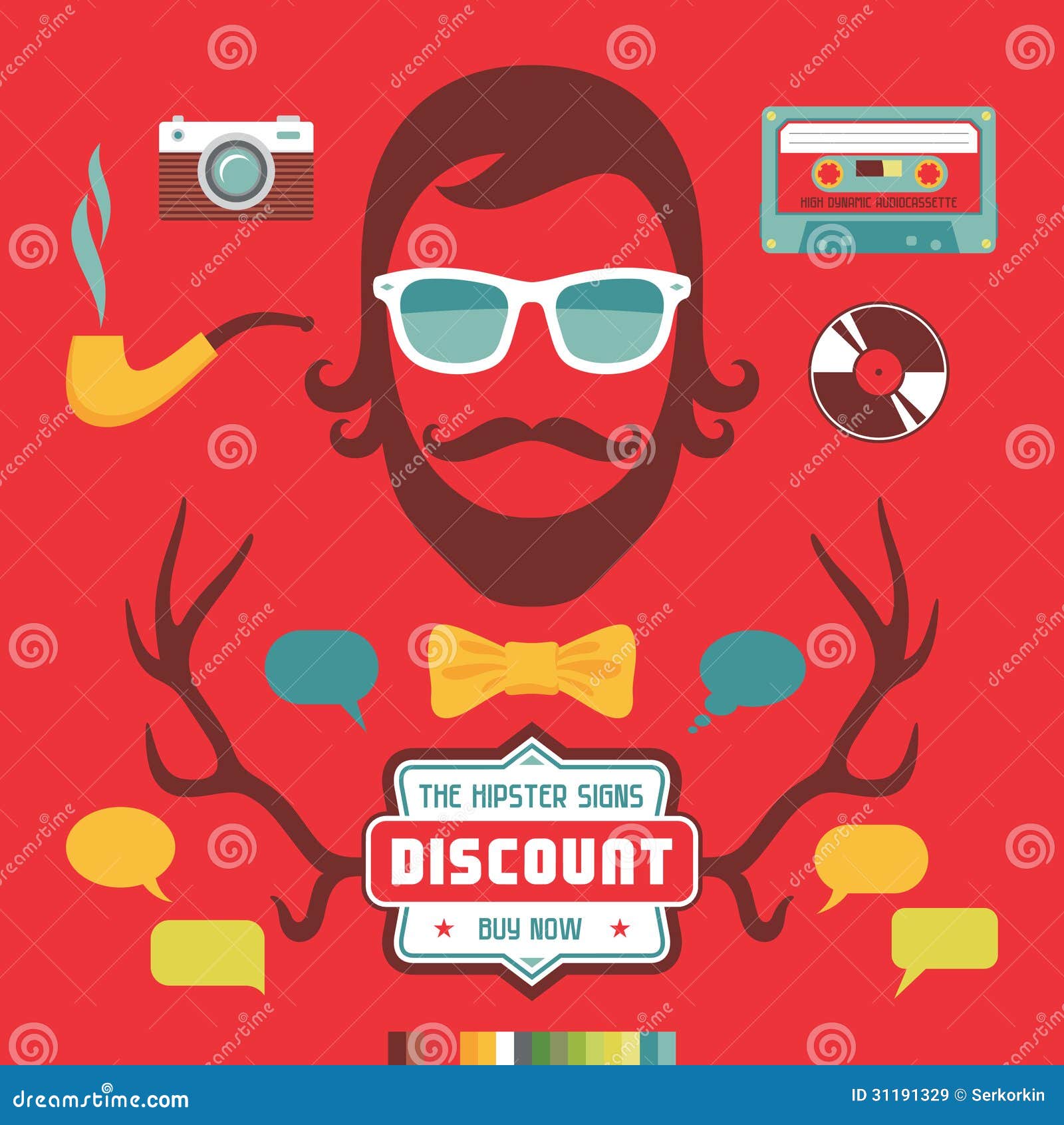 Hipster Signs Elements stock vector. Illustration of icon - 31191329