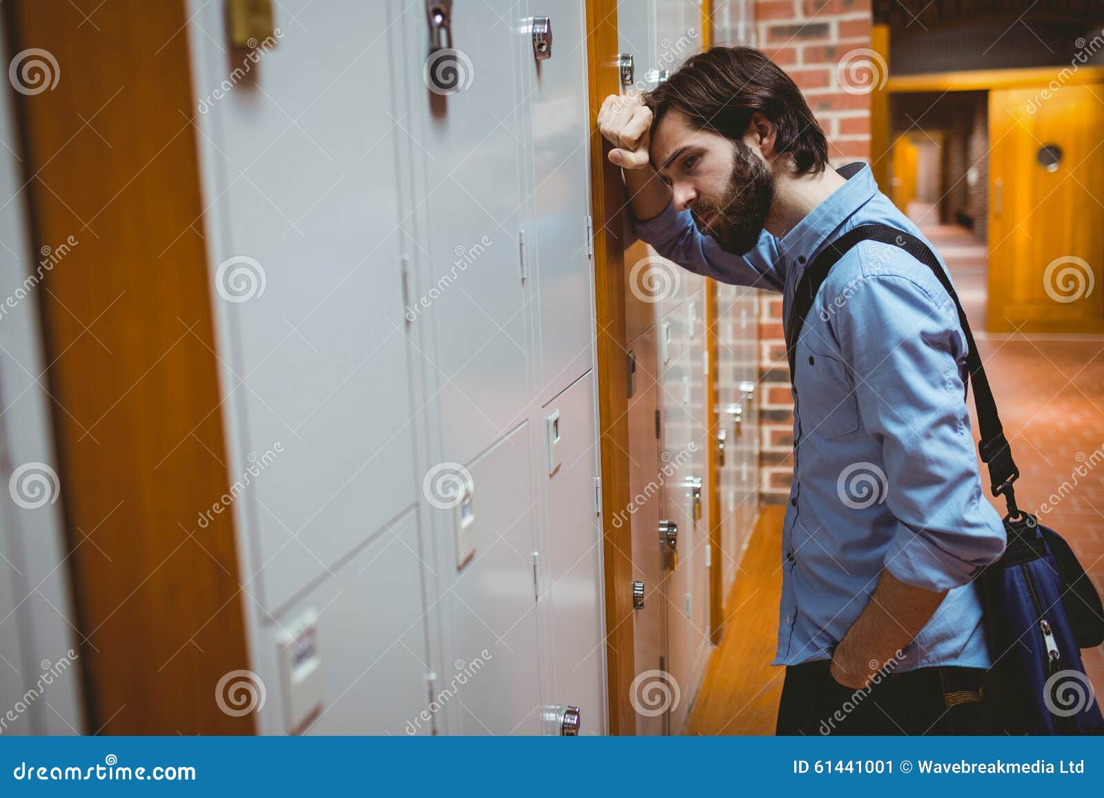 Hipster Student Feeling the Pressure Stock Image - Image of adult ...