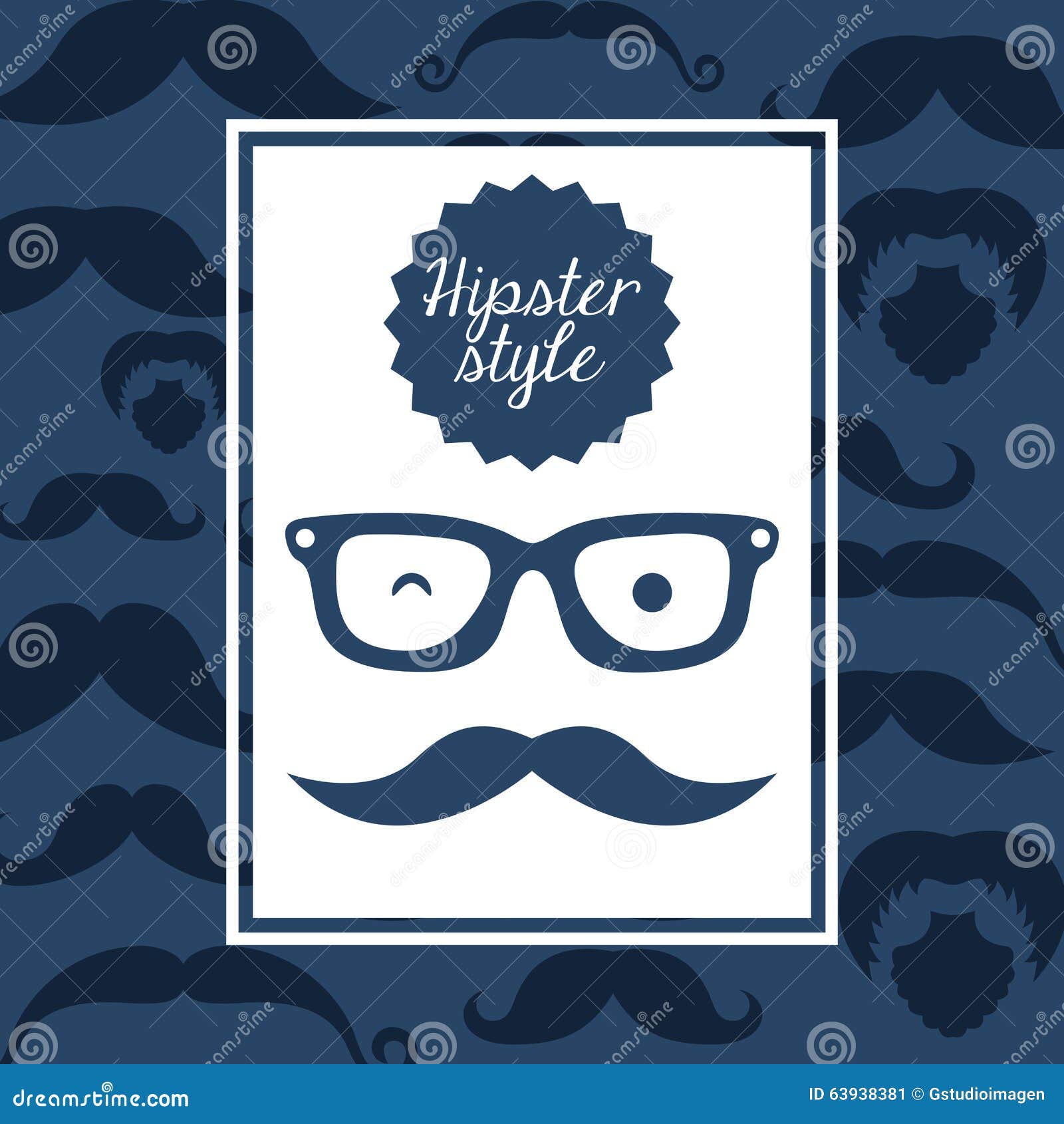 Hipster style design stock vector. Illustration of funky - 63938381