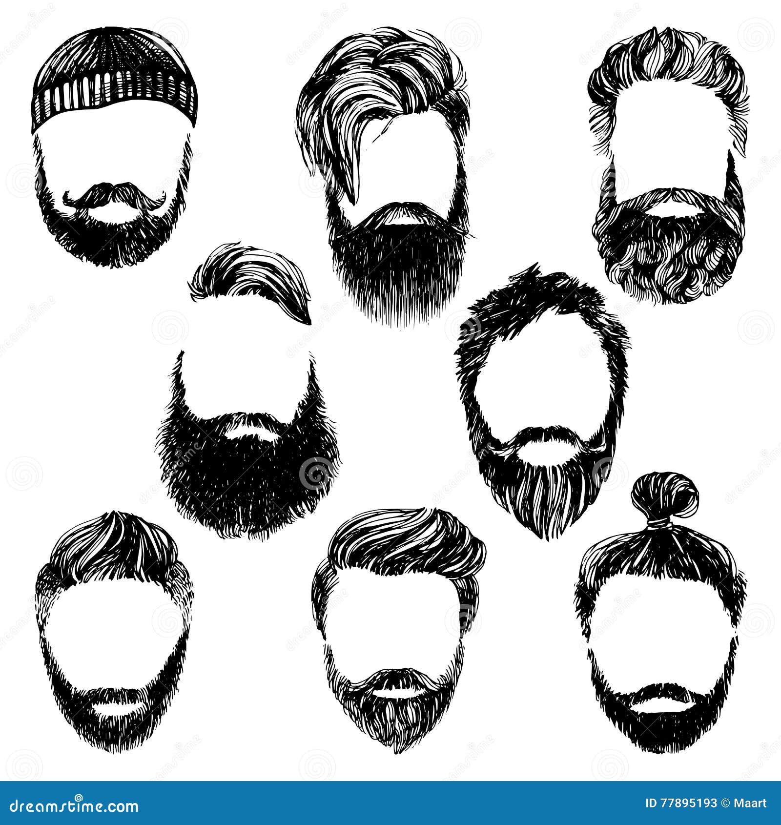 Hipster Style and Fashion Vector Set Stock Vector - Illustration of ...