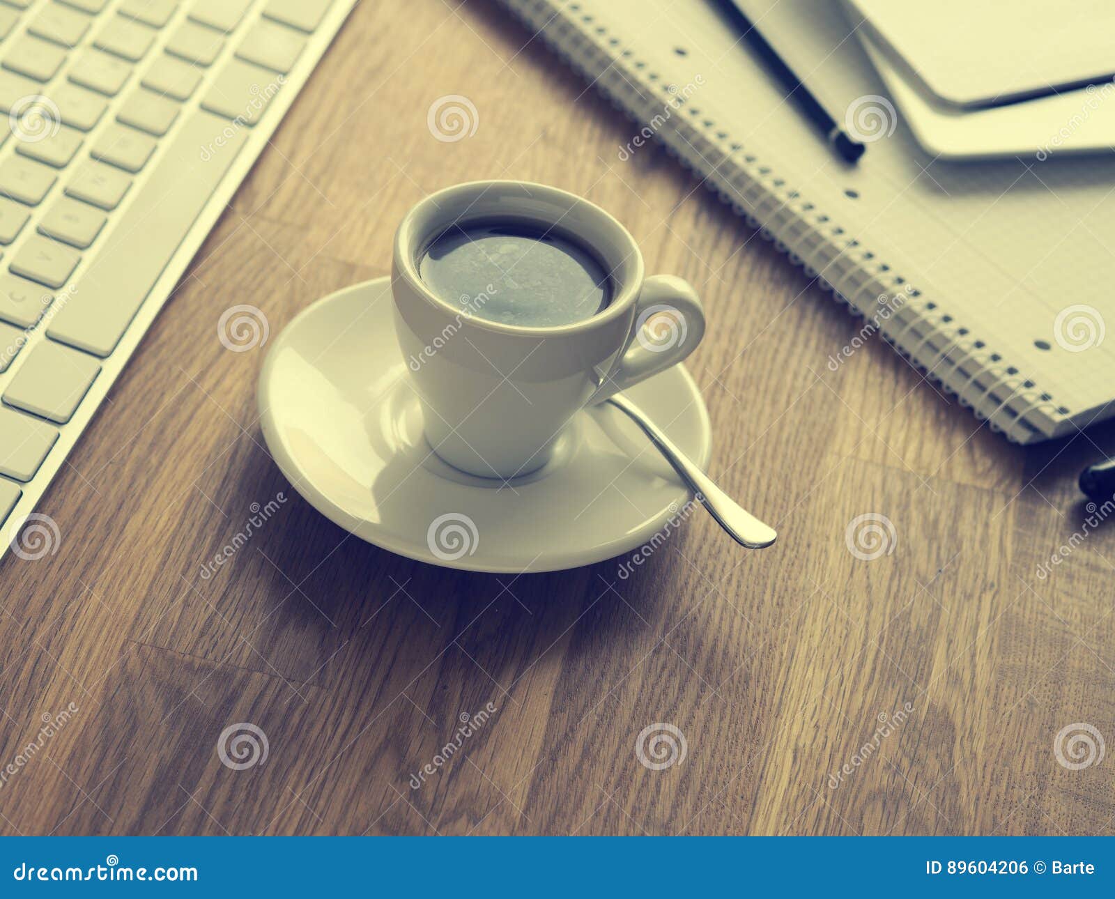 Hipster style office table stock photo. Image of home - 89604206