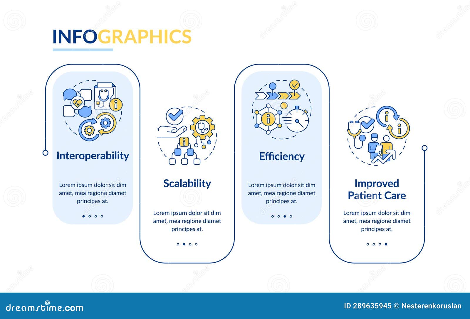 HIR Layout with Linear Icon Concept Stock Vector - Illustration of line, isolated: 289635945