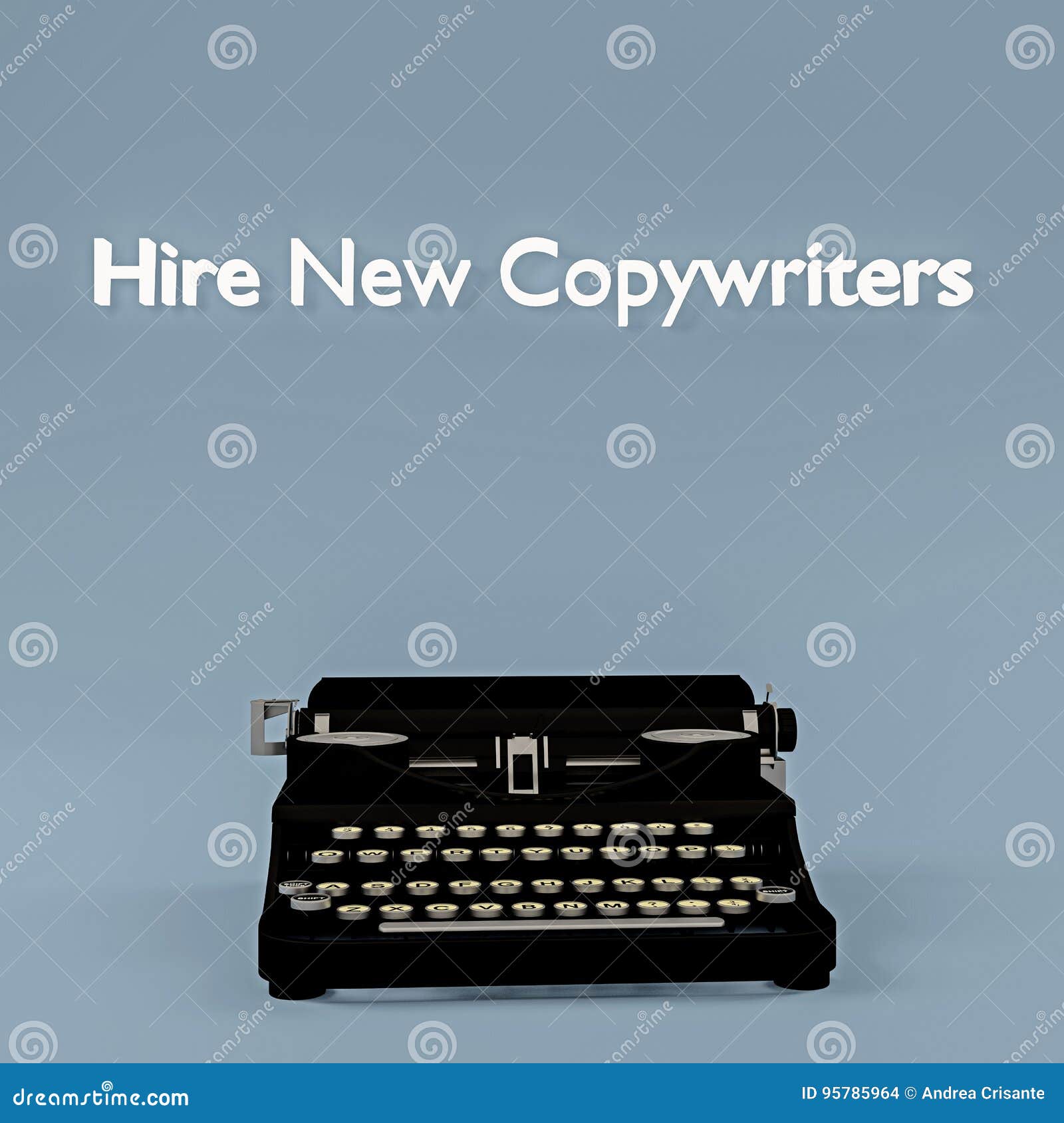 Hire new copywriters stock illustration. Illustration of opportunity ...