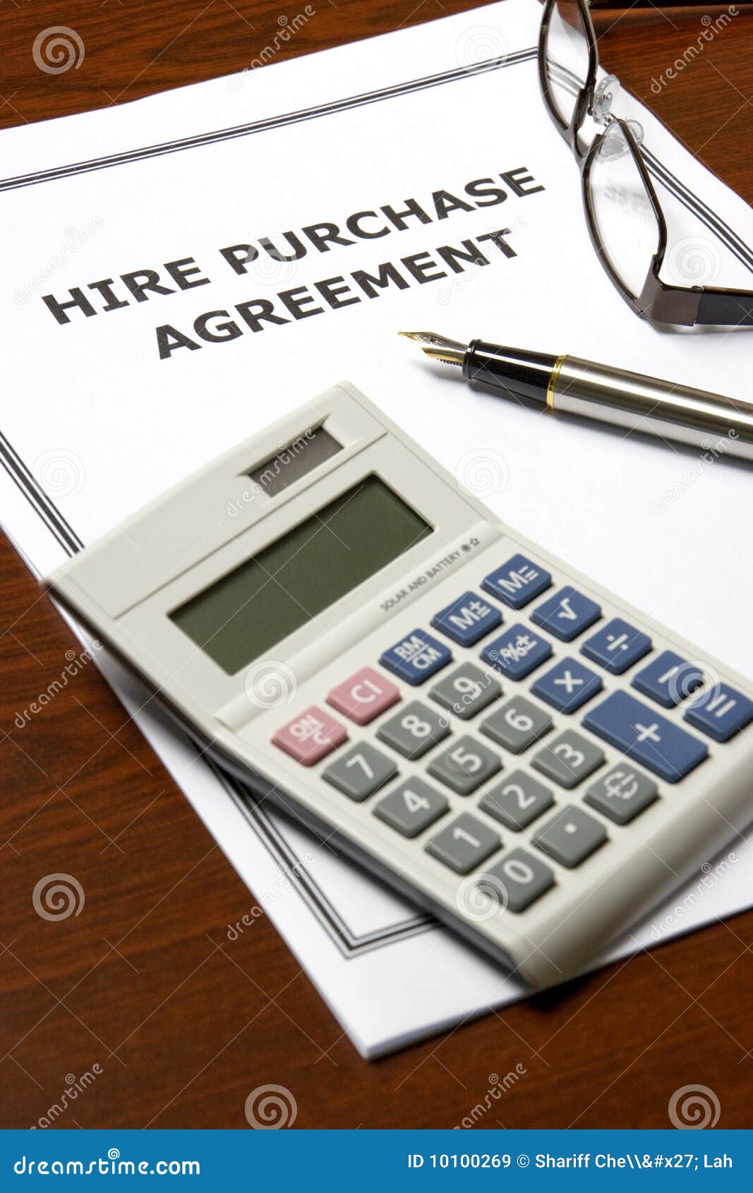 Hire Purchase Agreement stock image. Image of hire, contract - 10100269