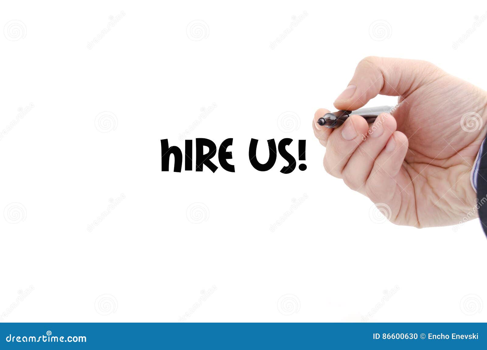 Hire us text concept stock photo. Image of professional - 86600630