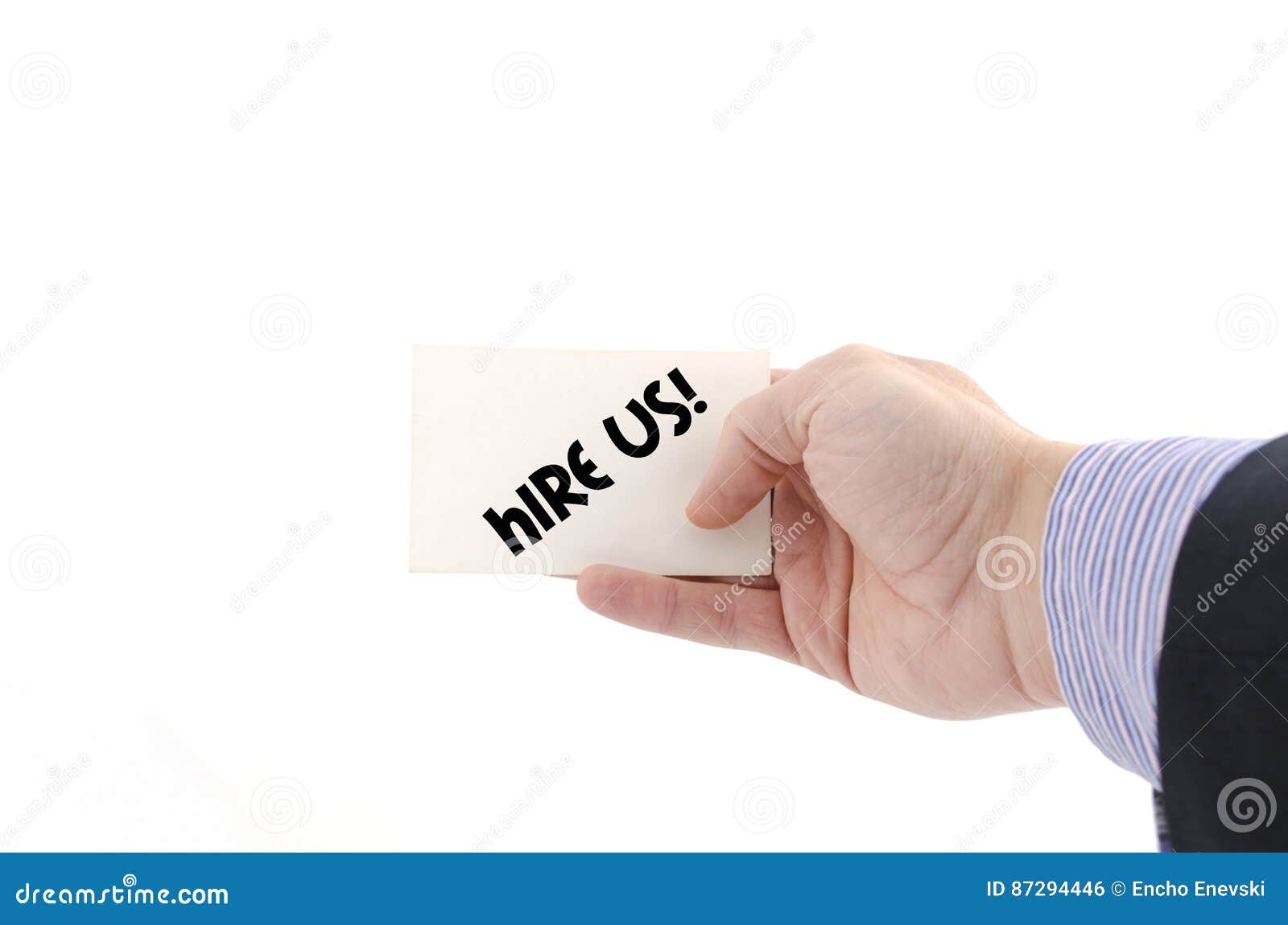 Hire us text concept stock photo. Image of assistance - 87294446