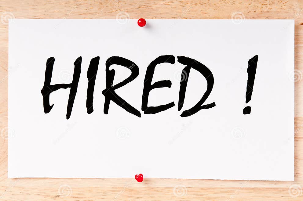 Hired stock image. Image of corporate, person, communication - 24493659