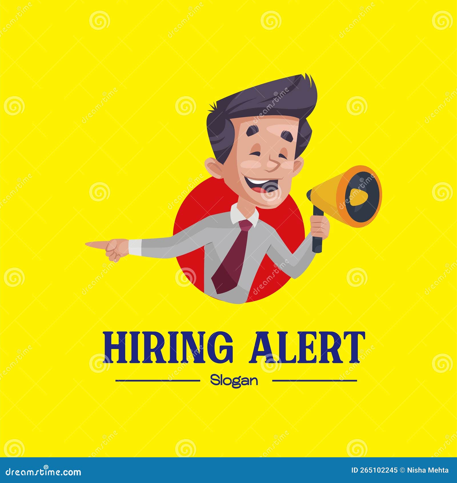 Hiring Alert Vector Mascot Logo Stock Vector - Illustration of alert ... Hiring Alert Vector Mascot Logo Stock Vector - Illustration of alert ...