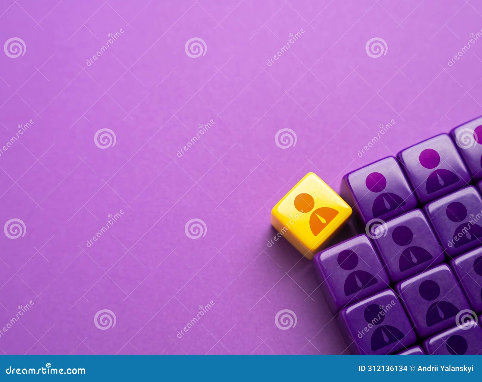 Hiring by Competition. Select from a Group of People Stock Photo ...