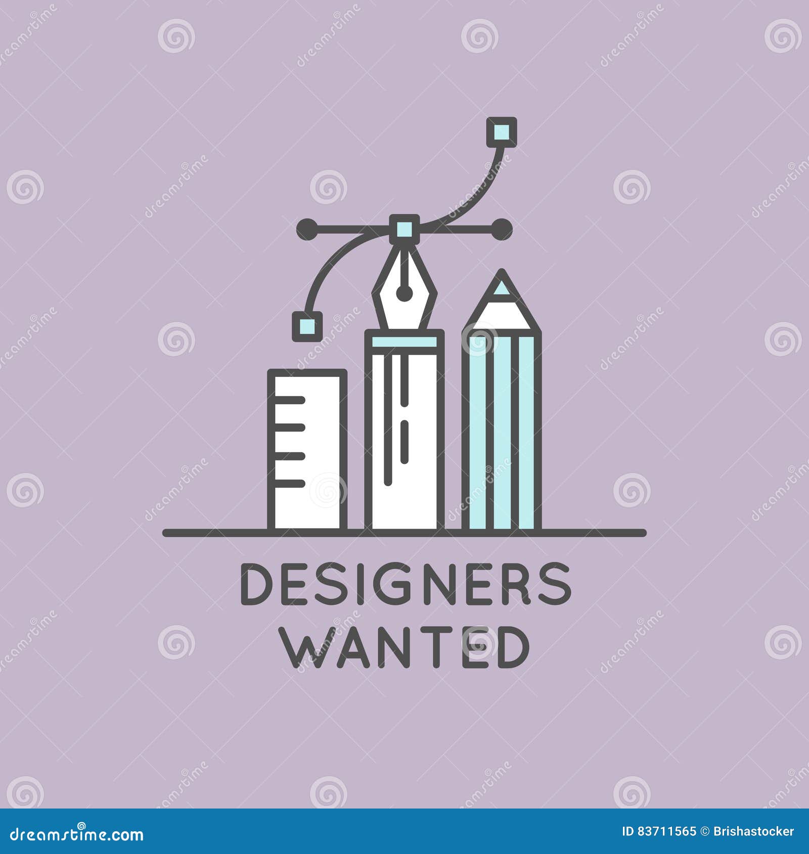 We are Hiring and Looking for Interns Stock Illustration - Illustration ...