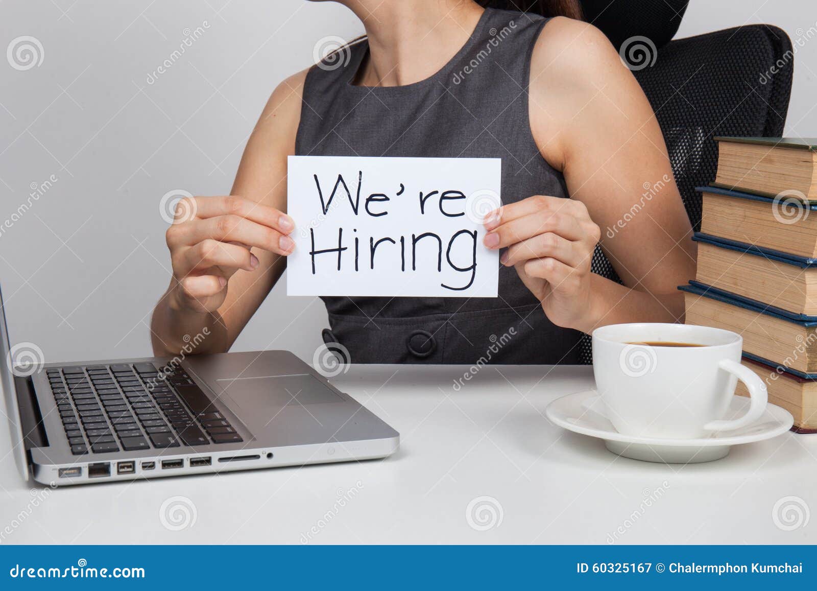 We are Hiring Message Concept on Paper Stock Image - Image of listing ...