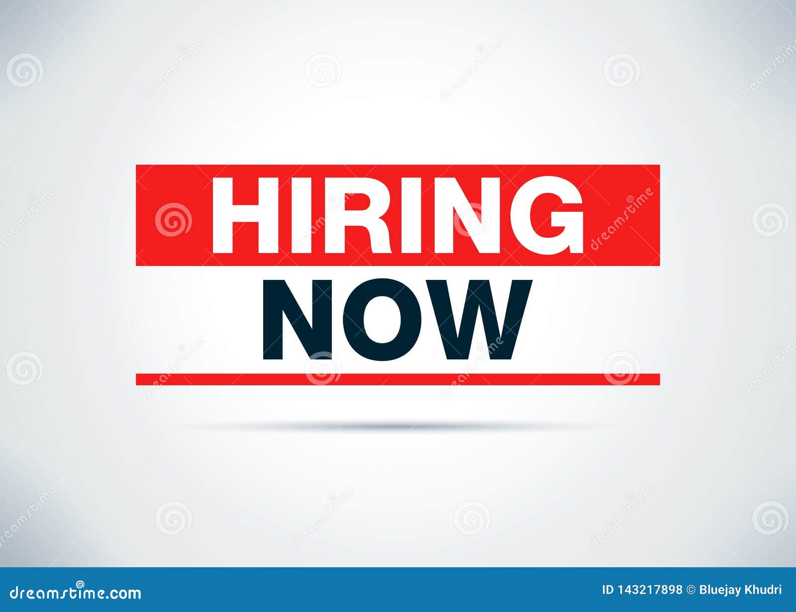 Hiring Now Abstract Flat Background Design Illustration Stock ...