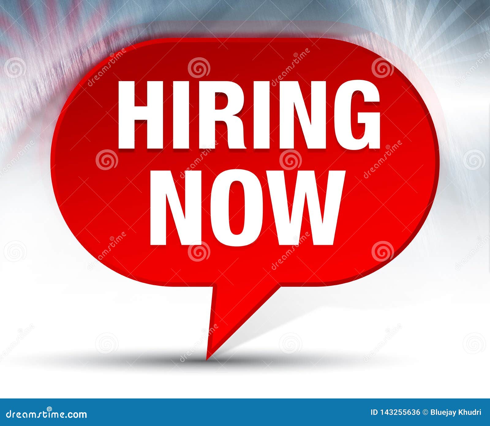 Hiring Now Red Bubble Background Stock Photo - Image of require, bubble ...