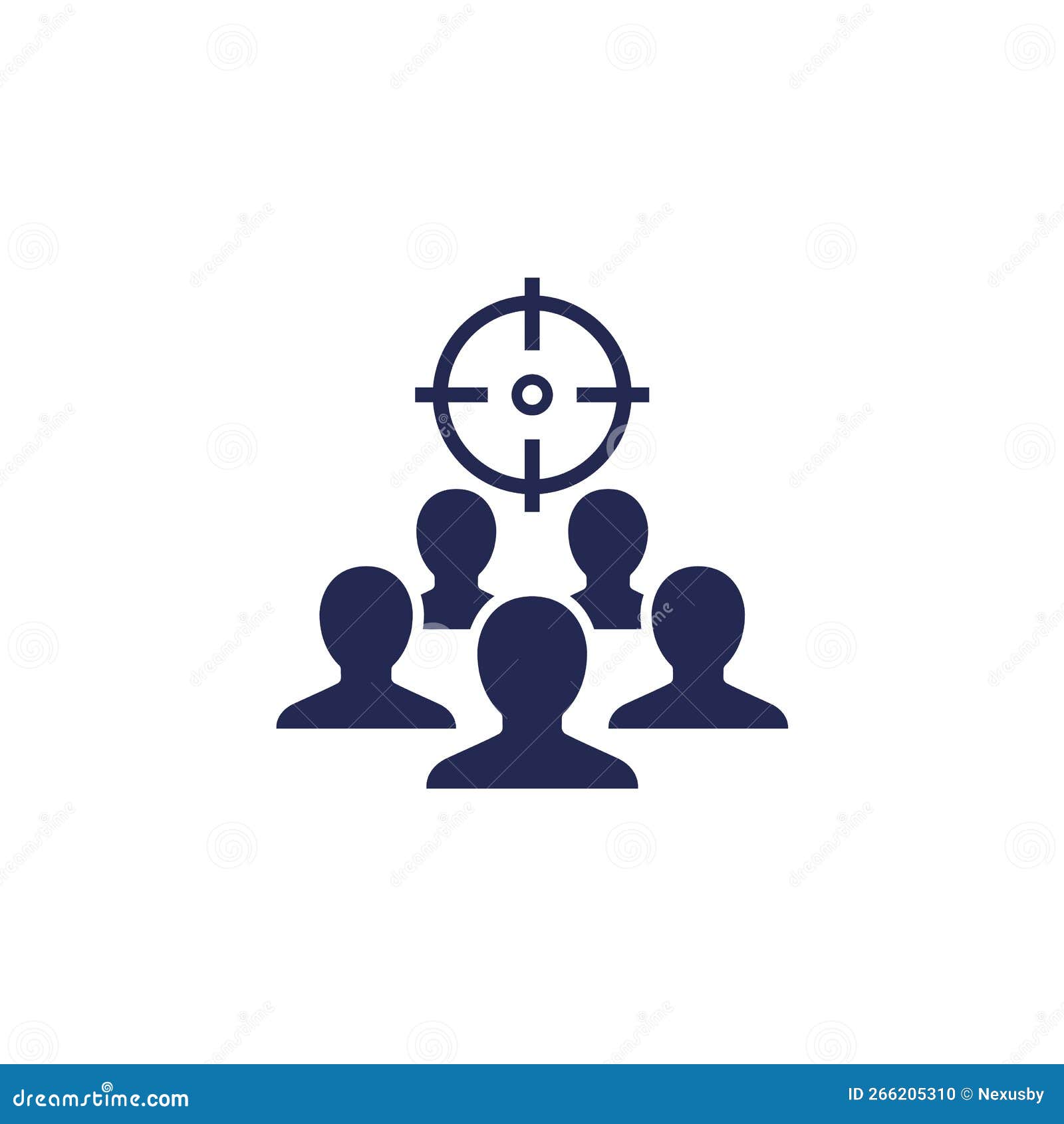Hiring People Icon on White Stock Vector - Illustration of candidate ...