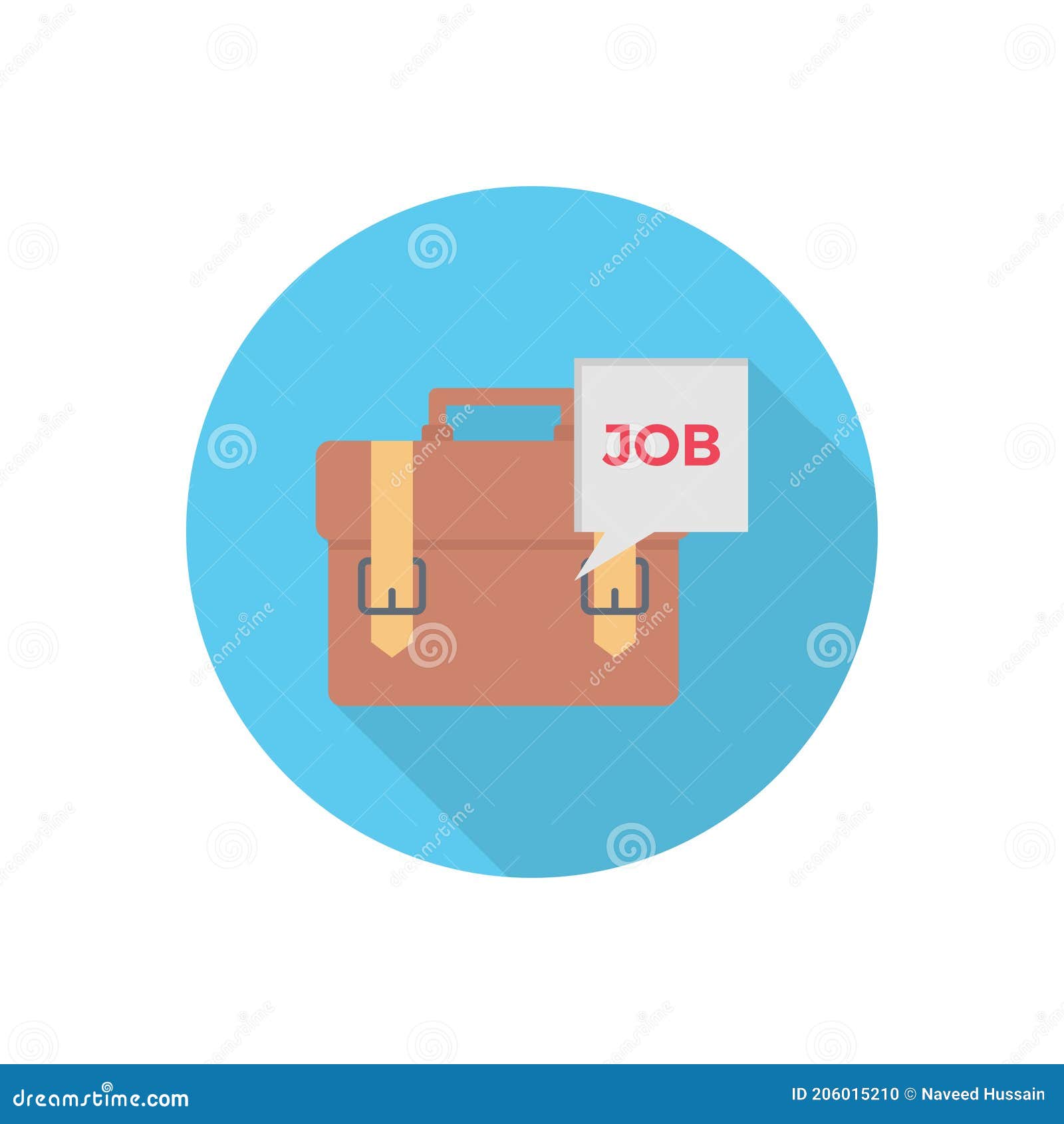 Hiring Vector Flat Colour Icon Stock Vector - Illustration of baggage ...