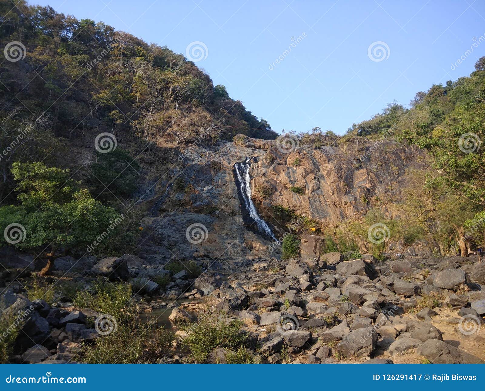 Hirni Falls Ranchi Jharkhand Stock Image - Image of jharkhand, winter ...