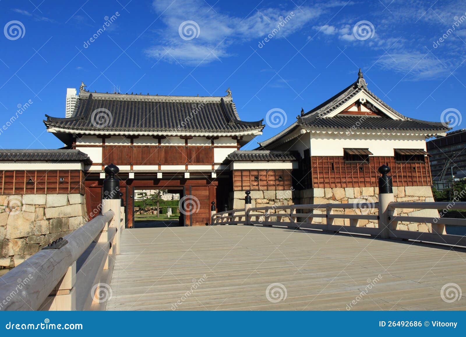 Hiroshiam Jo gate stock photo. Image of black, history - 26492686