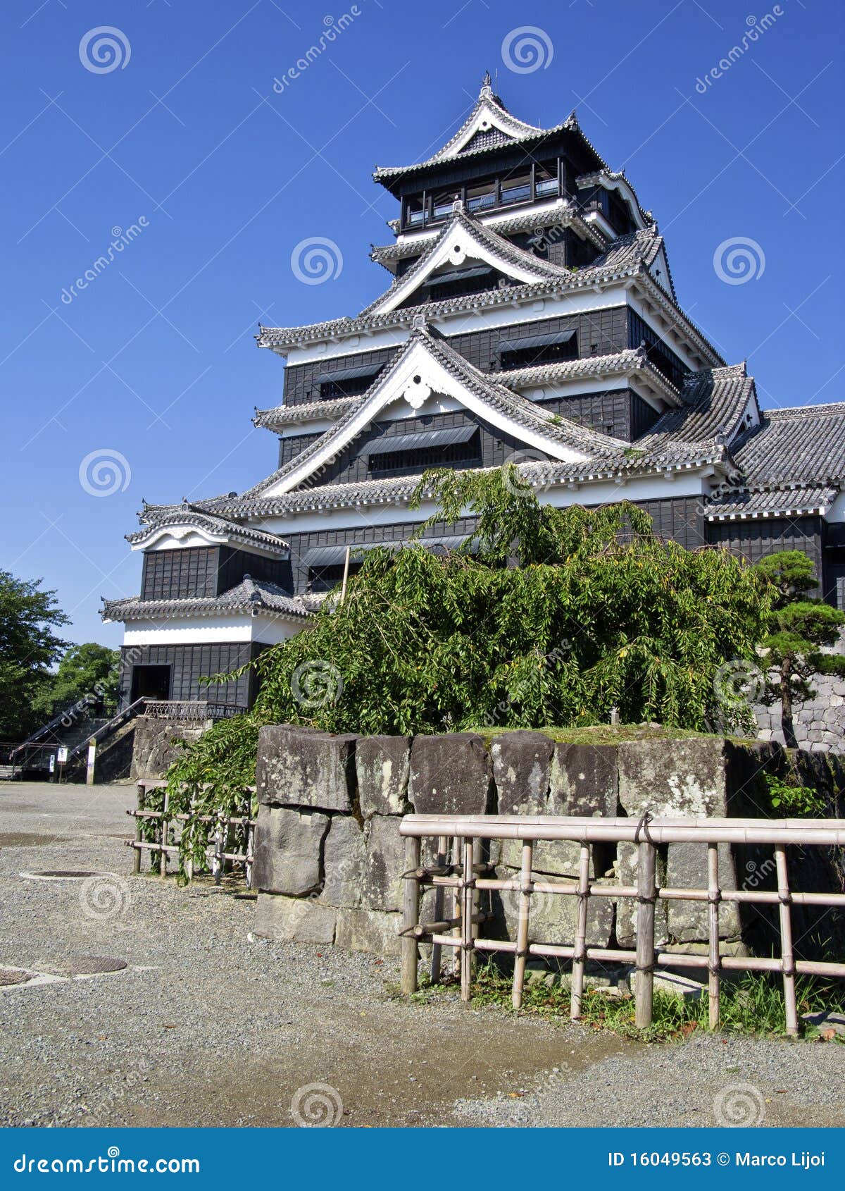 Hiroshima Castle Main Tower Stock Image - Image of invade, asia: 16049563