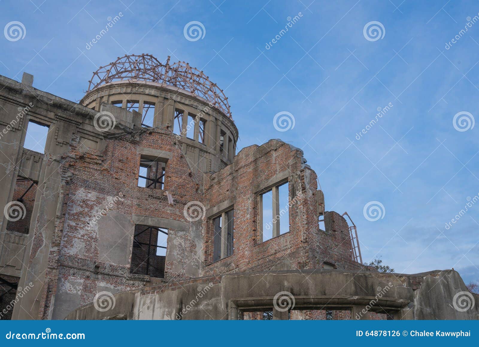 Hiroshima history building stock photo. Image of memorial - 64878126