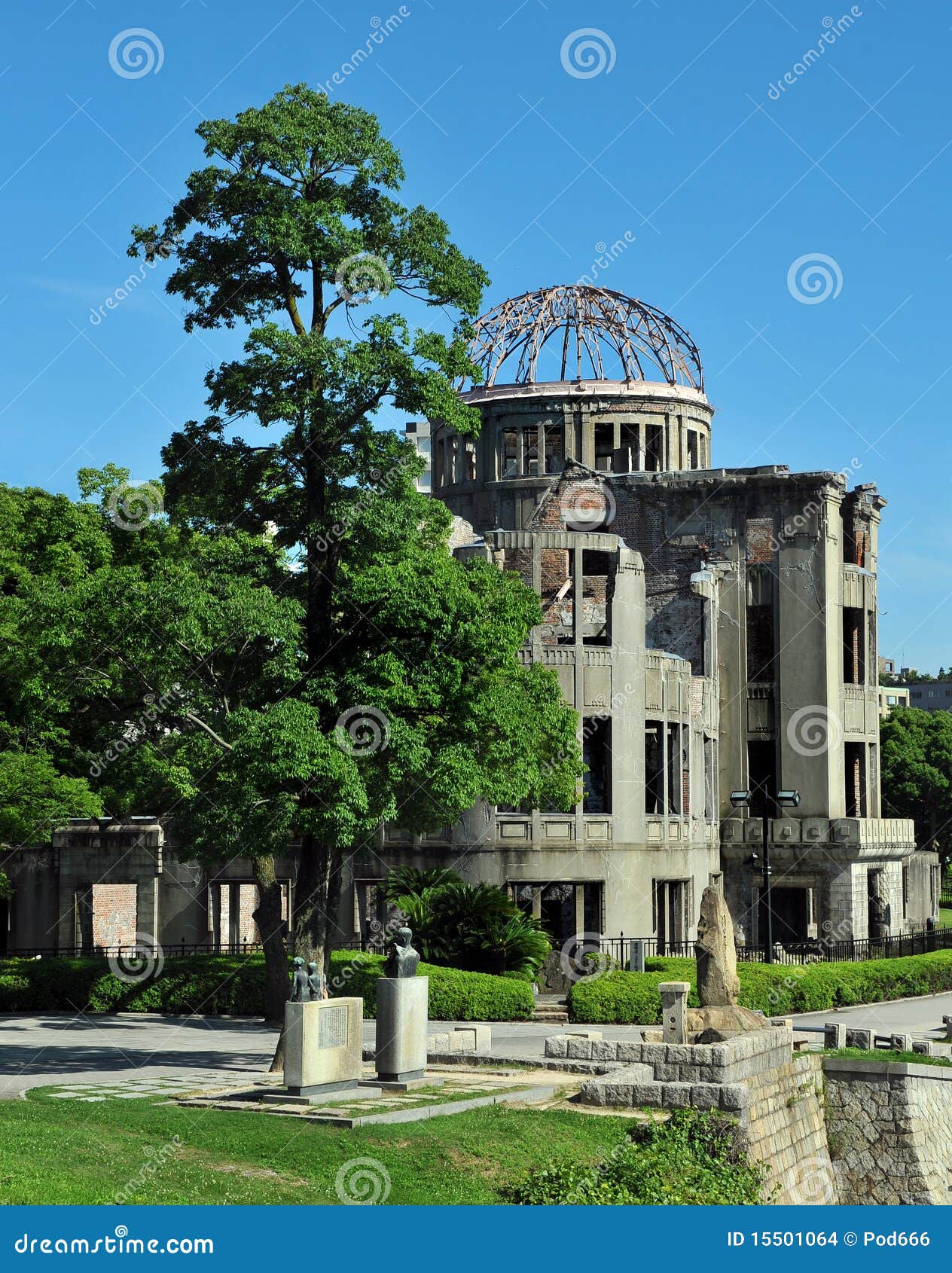Hiroshima Japan Atomic Dome Stock Photo - Image of nagasaki, monument ...