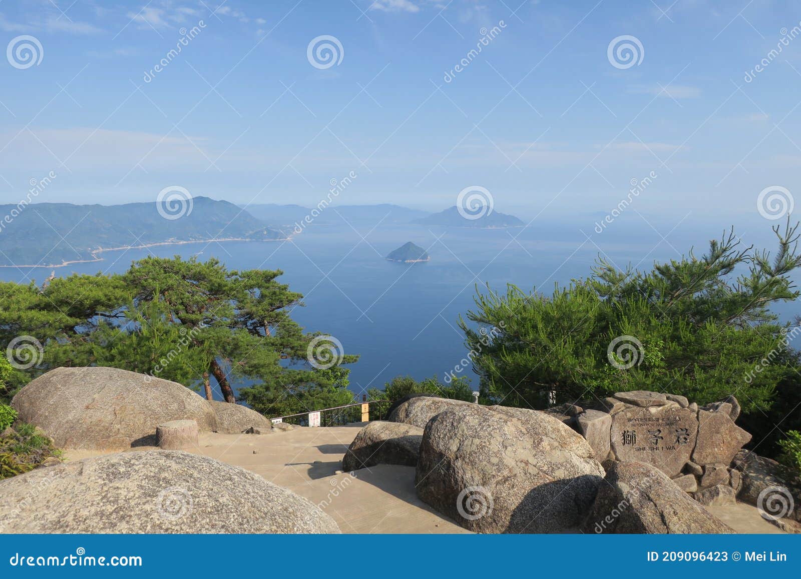 JAPAN. Miyajima. Mount Misen Stock Photography | CartoonDealer.com ...