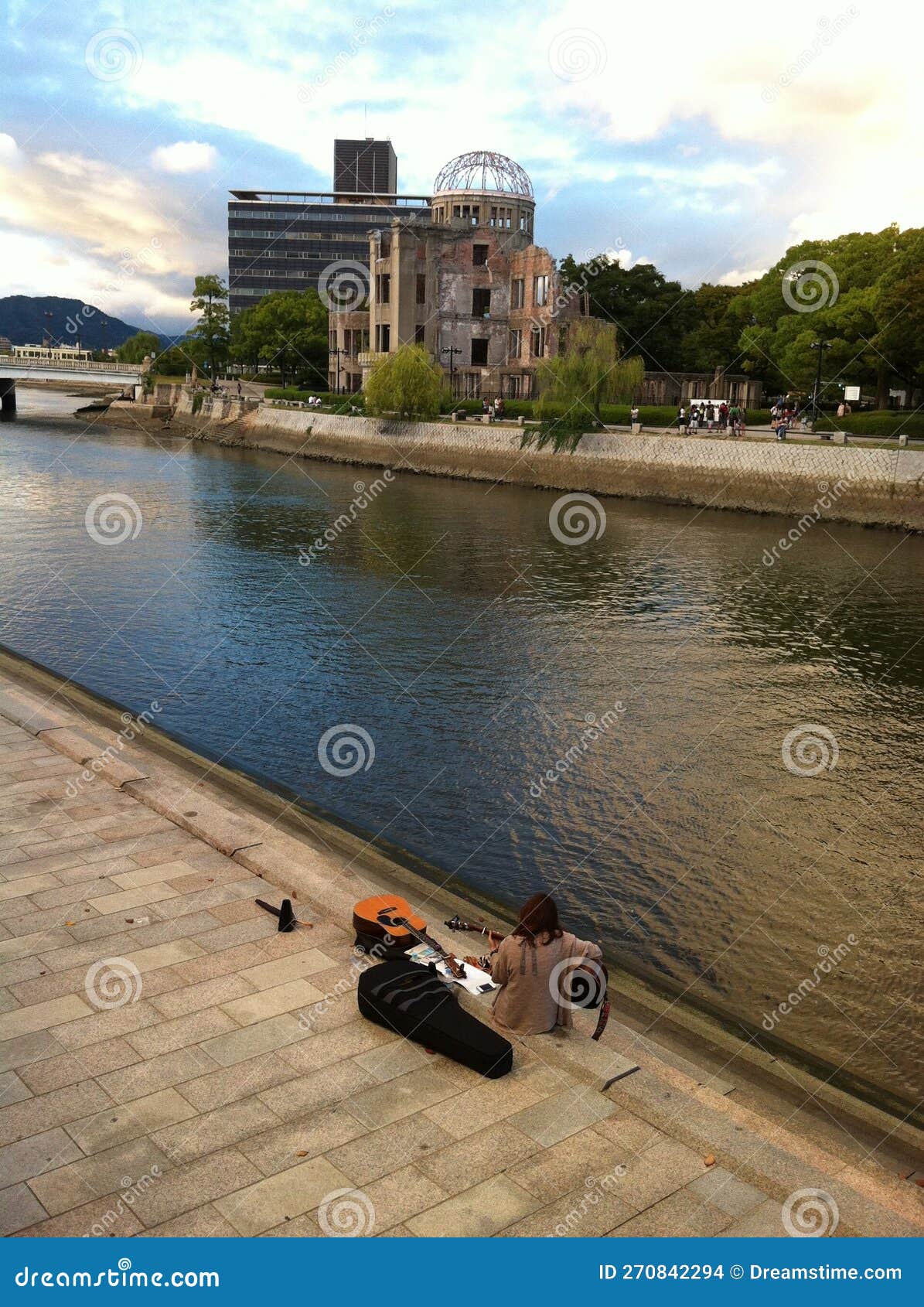 Hiroshima Peace Memorial, Atomic Bomb Dome, Japan Editorial Stock Image ...