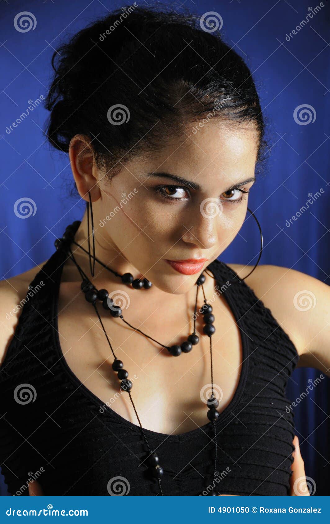 Hispanic beauty stock photo. Image of portrait, female - 4901050